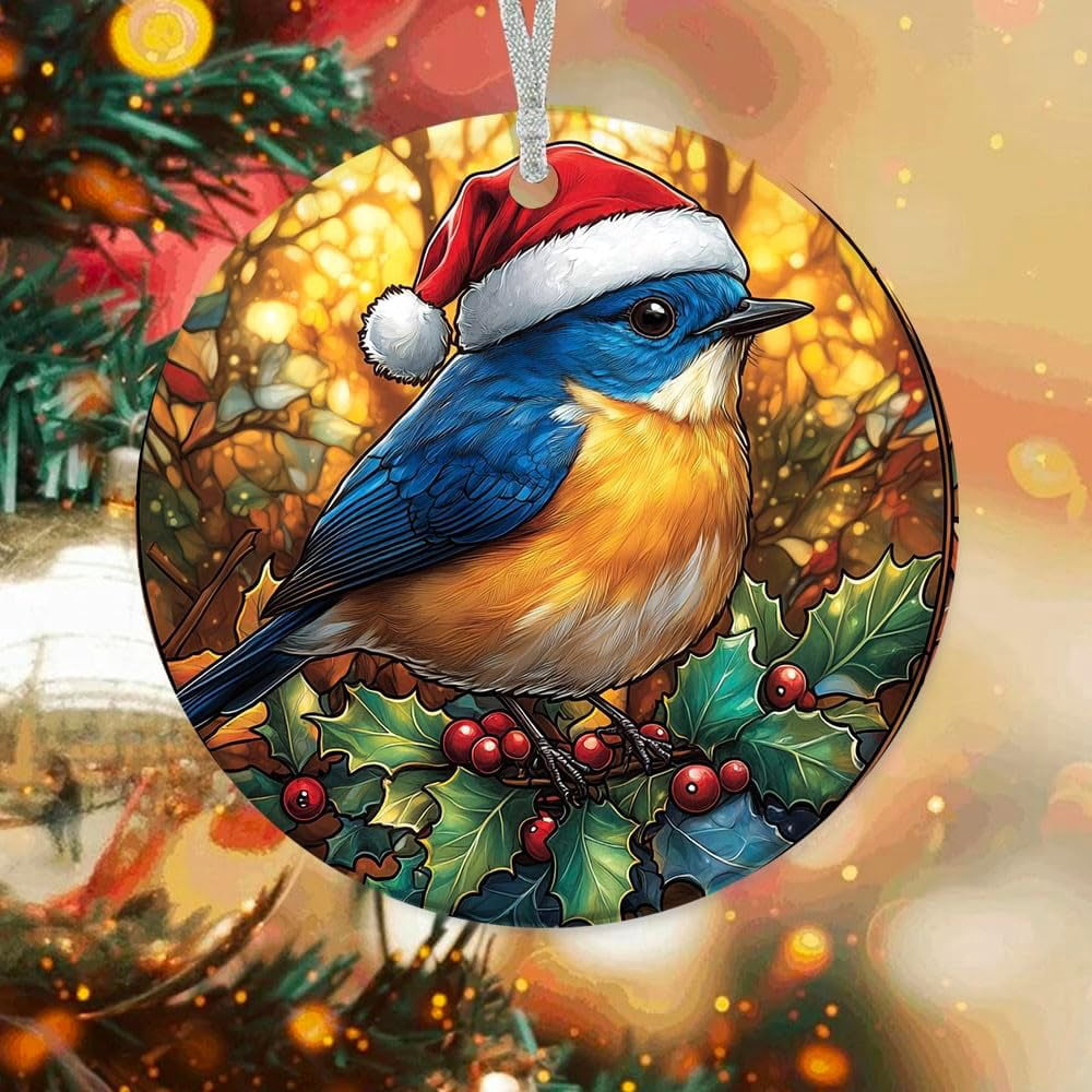 Eastern Bluebird Custom Ornaments 2025, Eastern Bluebird Ornament ...