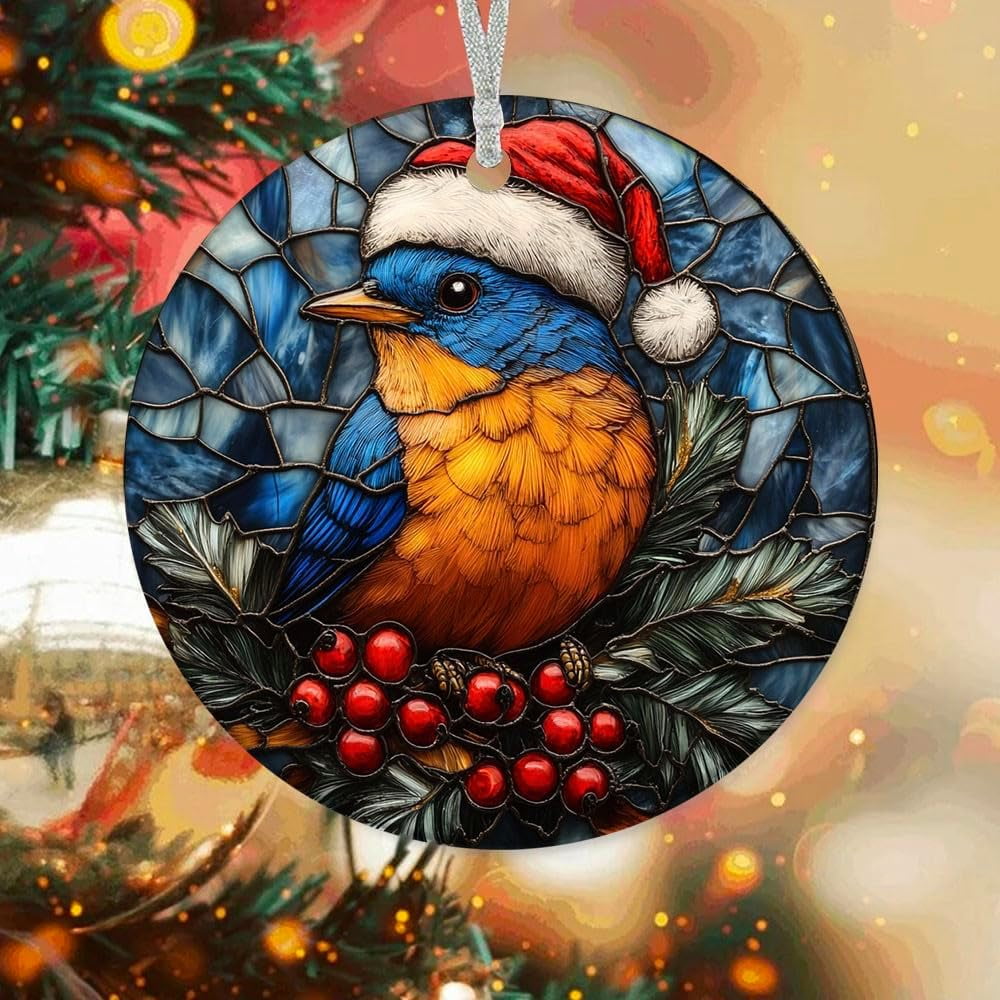 Eastern Bluebird Custom Ornaments 2025, Eastern Bluebird Ornament ...