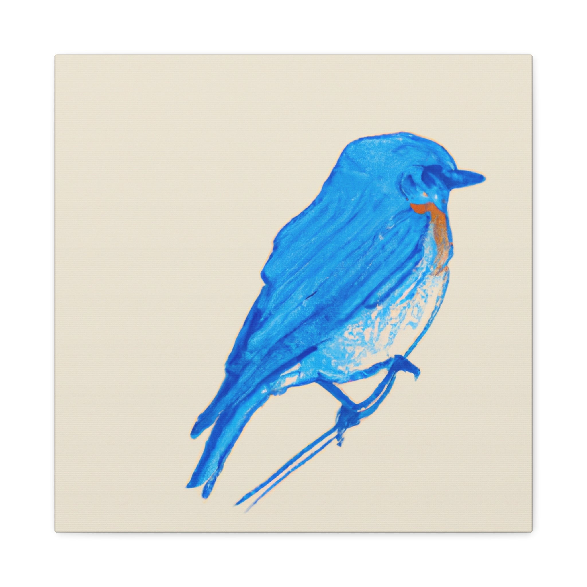 "Eastern Bluebird Minimalism" - Canvas - Walmart.com