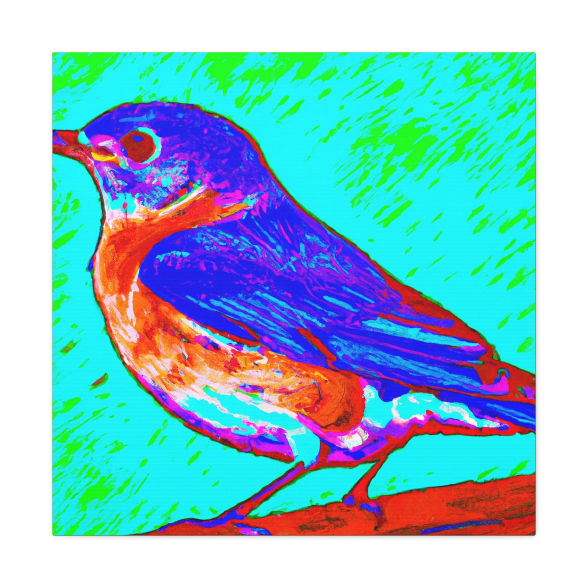 "Eastern Bluebird Pop!" - Canvas - Walmart.com