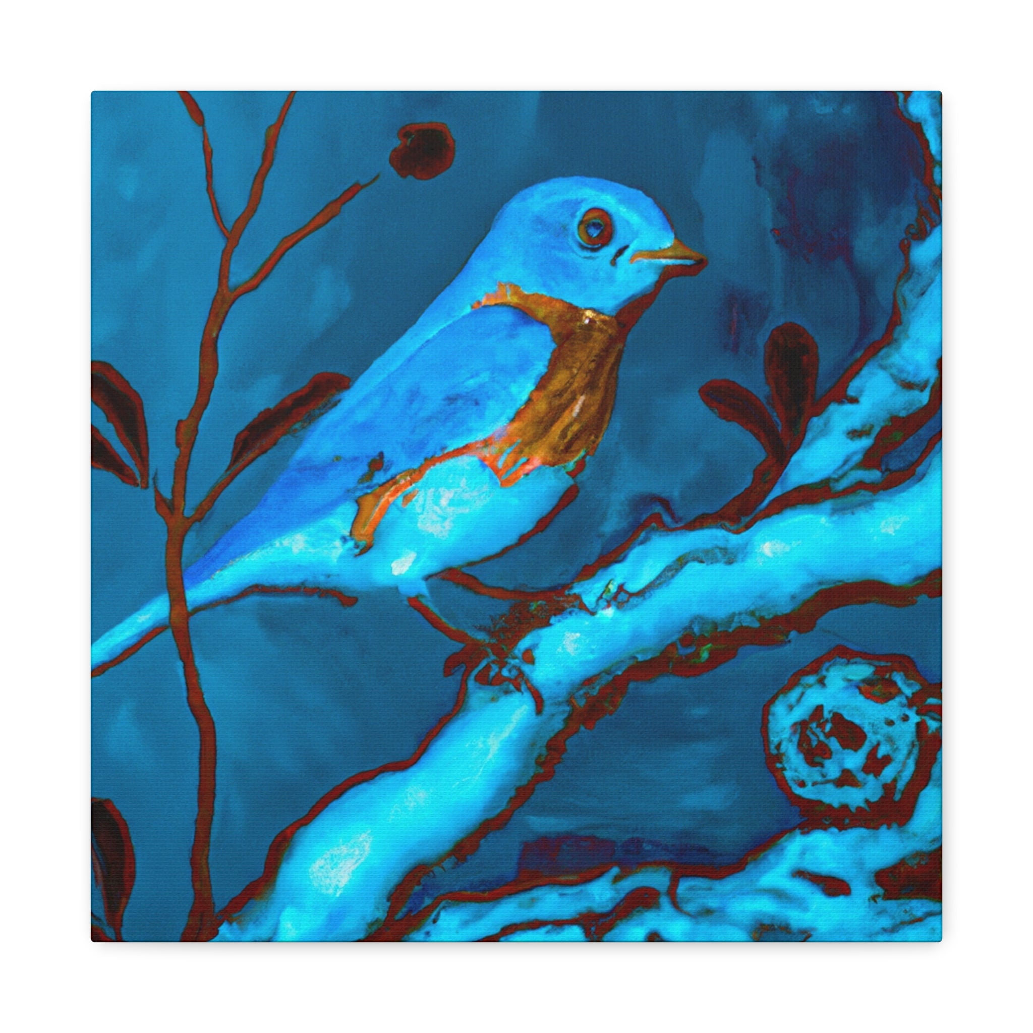 Eastern Bluebird Splendor - Canvas - Walmart.com