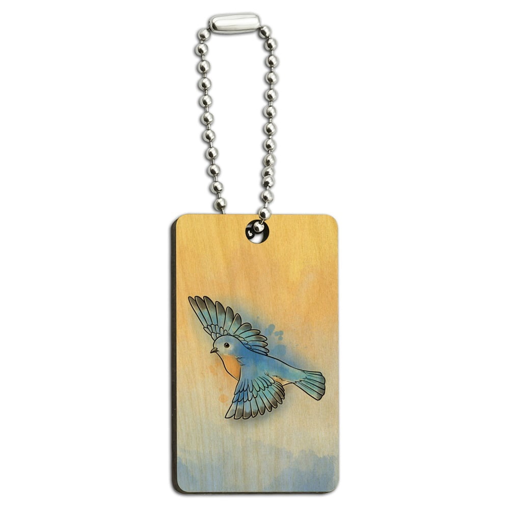 Eastern Bluebird Watercolor Northeastern Bird Wood Wooden Rectangle ...