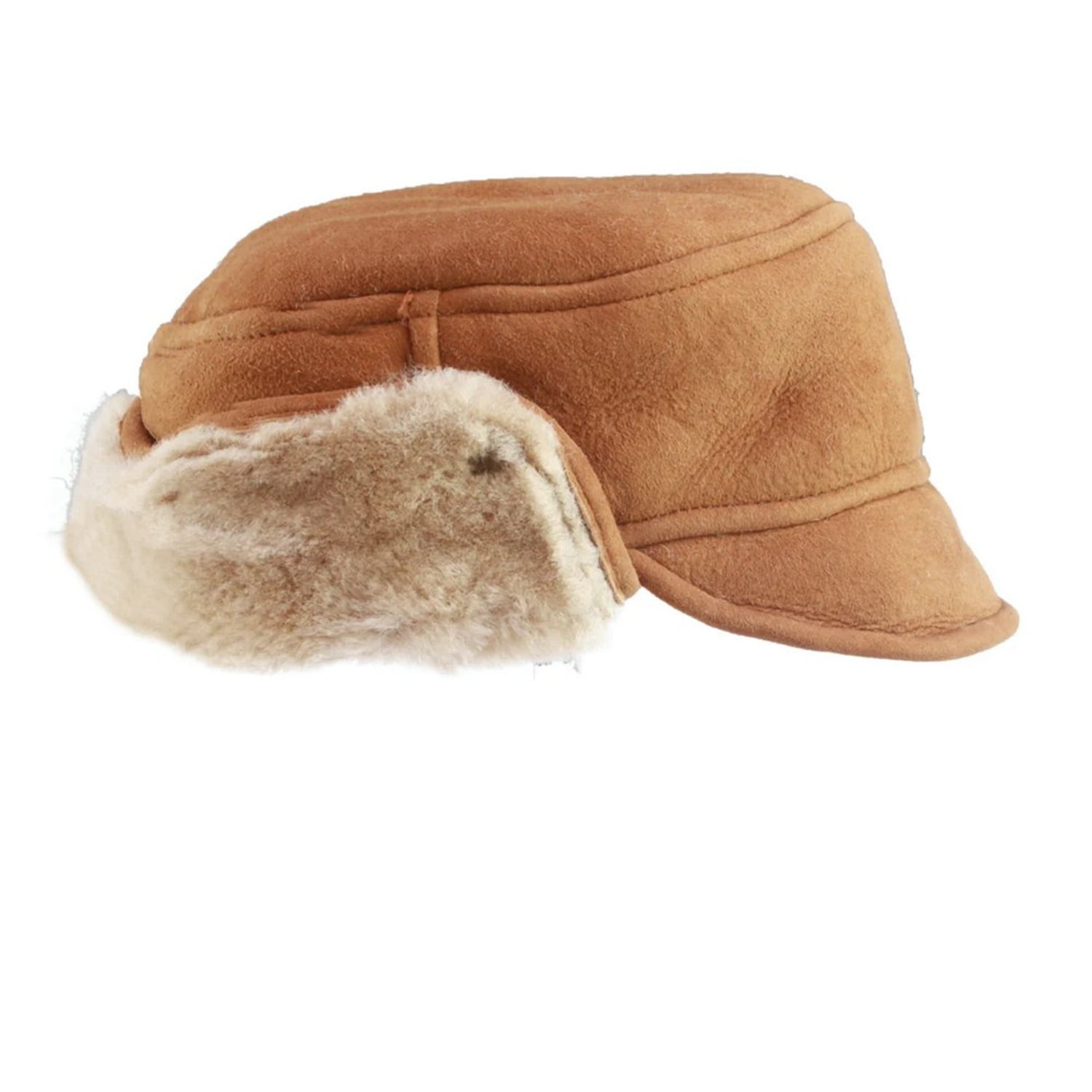 Eastern Counties Leather Mens Caxton Sheepskin Aviator Trapper Hat ...