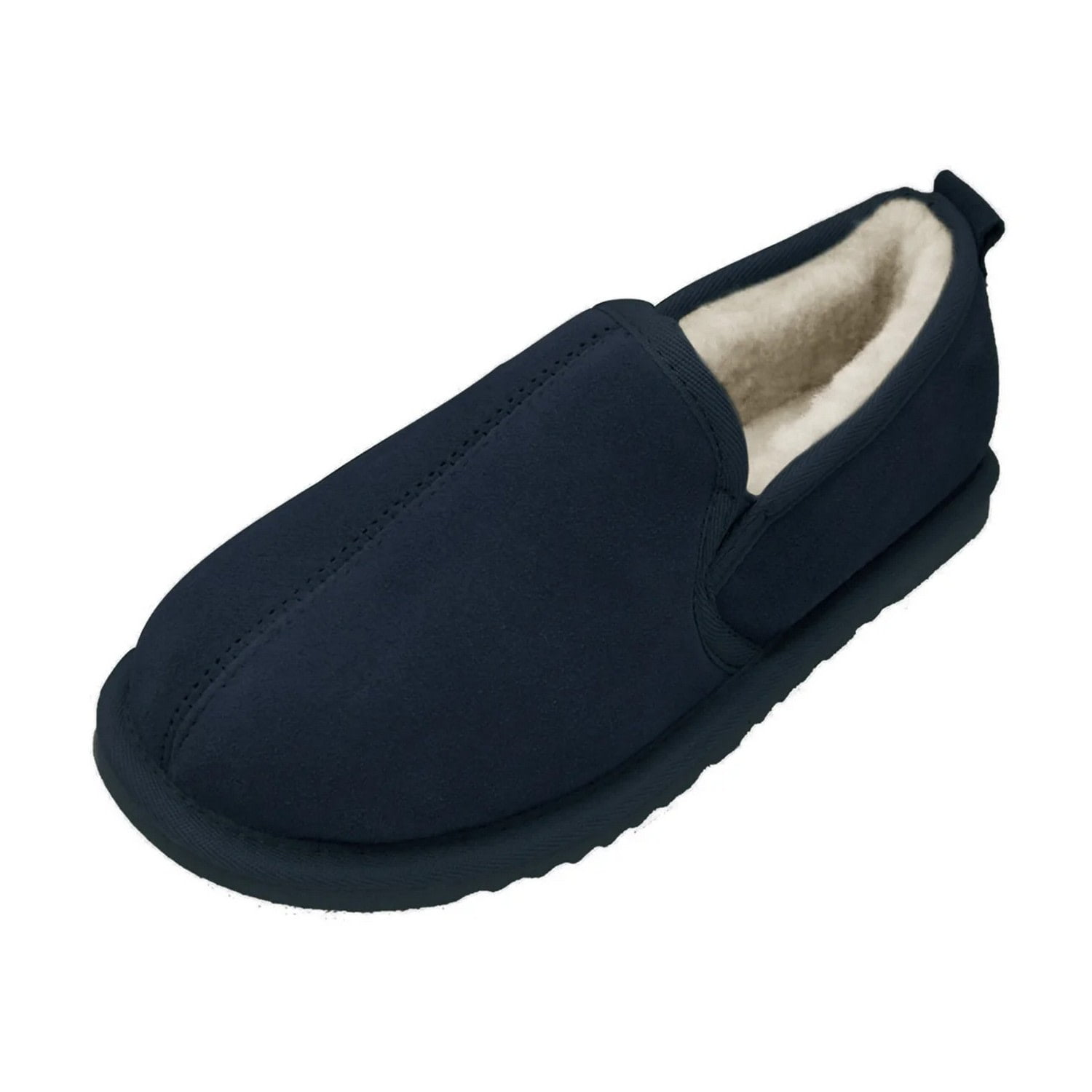 Eastern Counties Leather Mens Sheepskin Lined Hard Sole Slippers ...