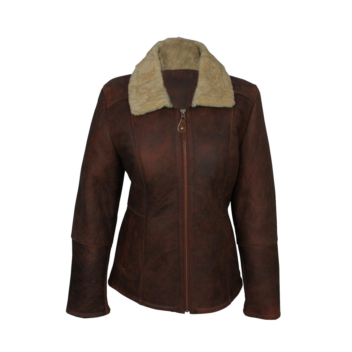Eastern Counties Leather Womens Hillary Aviator Sheepskin Coat ...