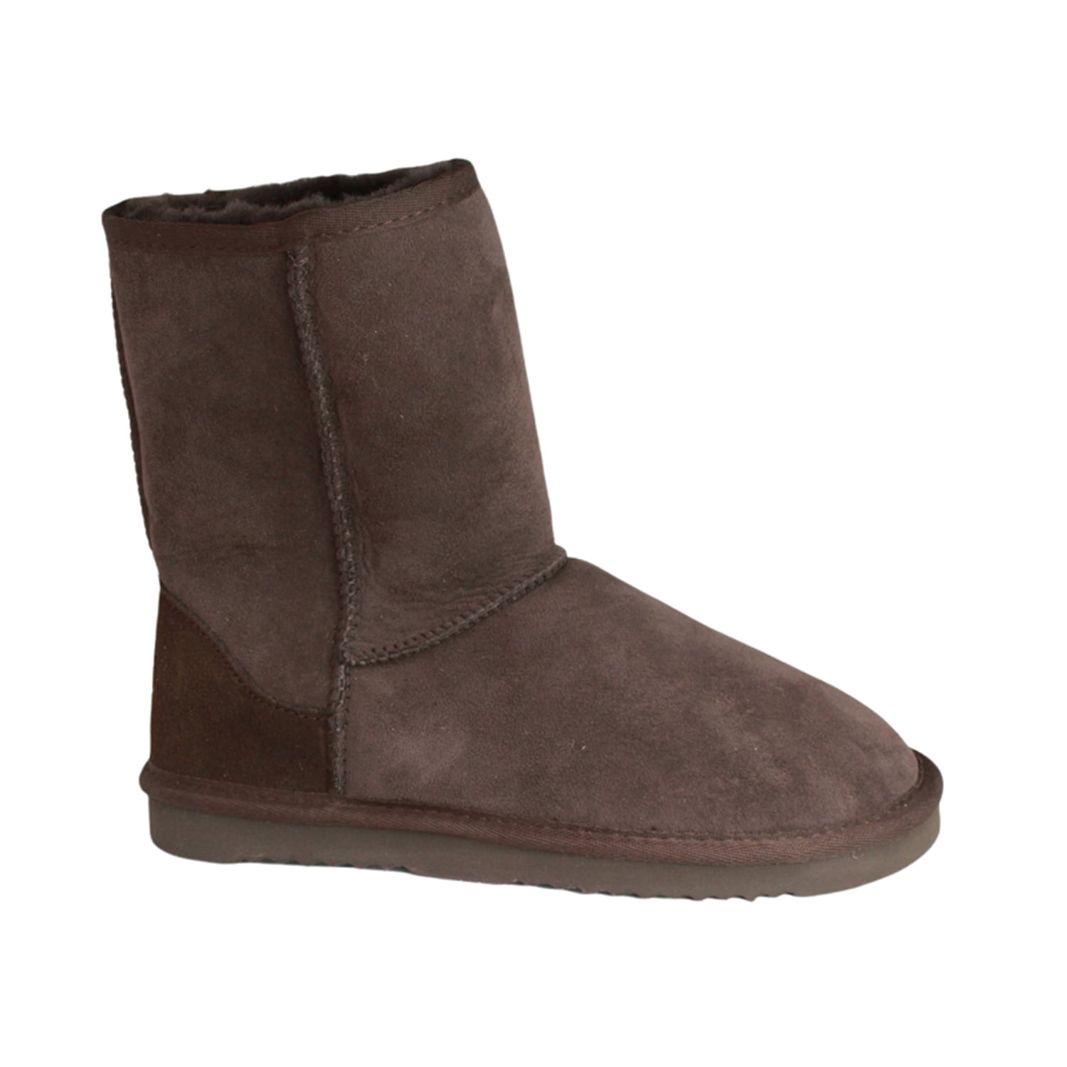 Eastern Counties Leather Womens Jodie Sheepskin Short Plain Boots ...