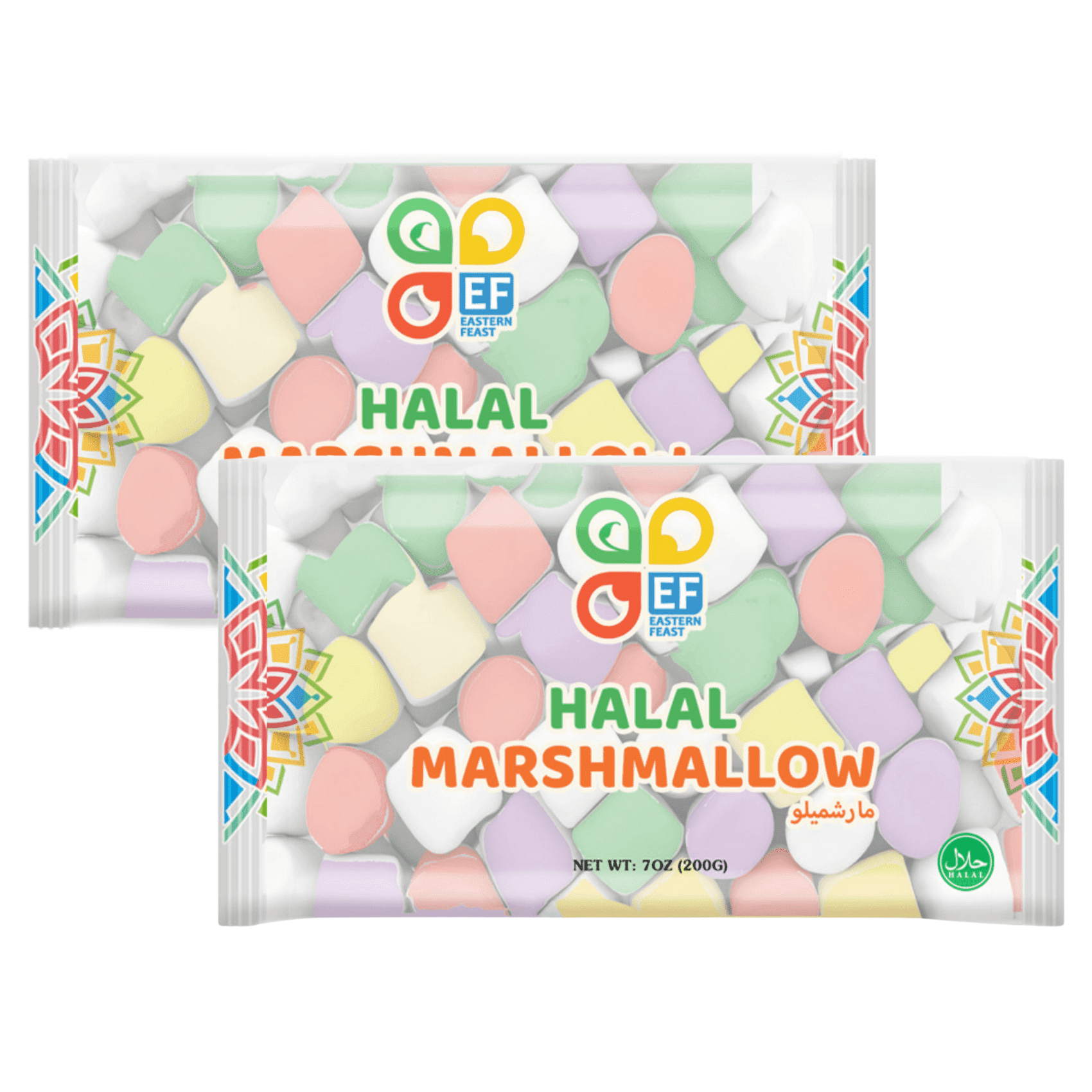 Eastern Feast - Assorted Halal Marshmallows, Soft & Fluffy Candy, 7 oz ...