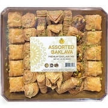 Eastern Feast - Premium Assorted Baklava Mix, Sealed Plastic Box, 850g ...