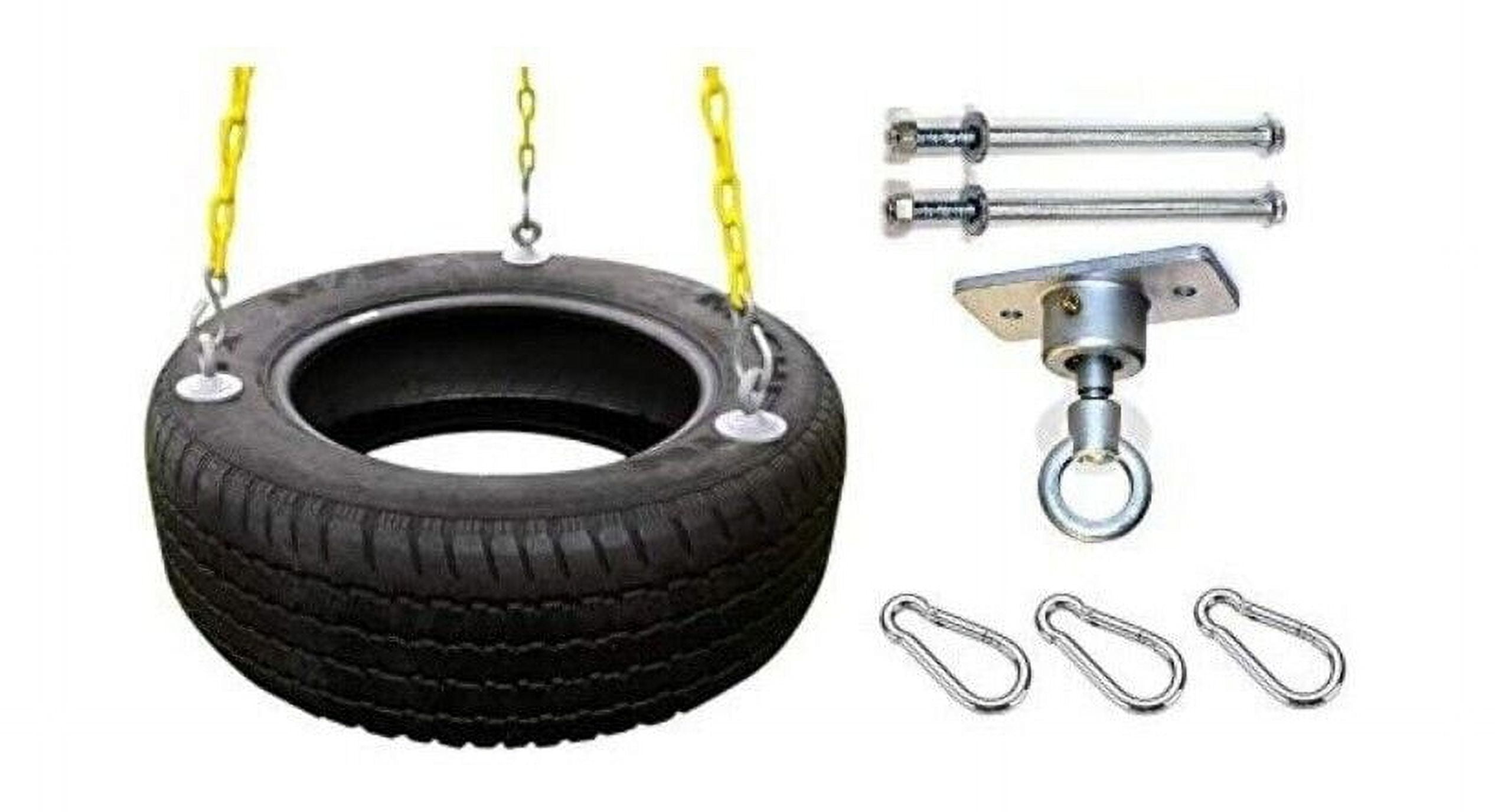 Eastern Jungle Gym Heavy-Duty 3-Chain Rubber Tire Swing Seat - Walmart.com