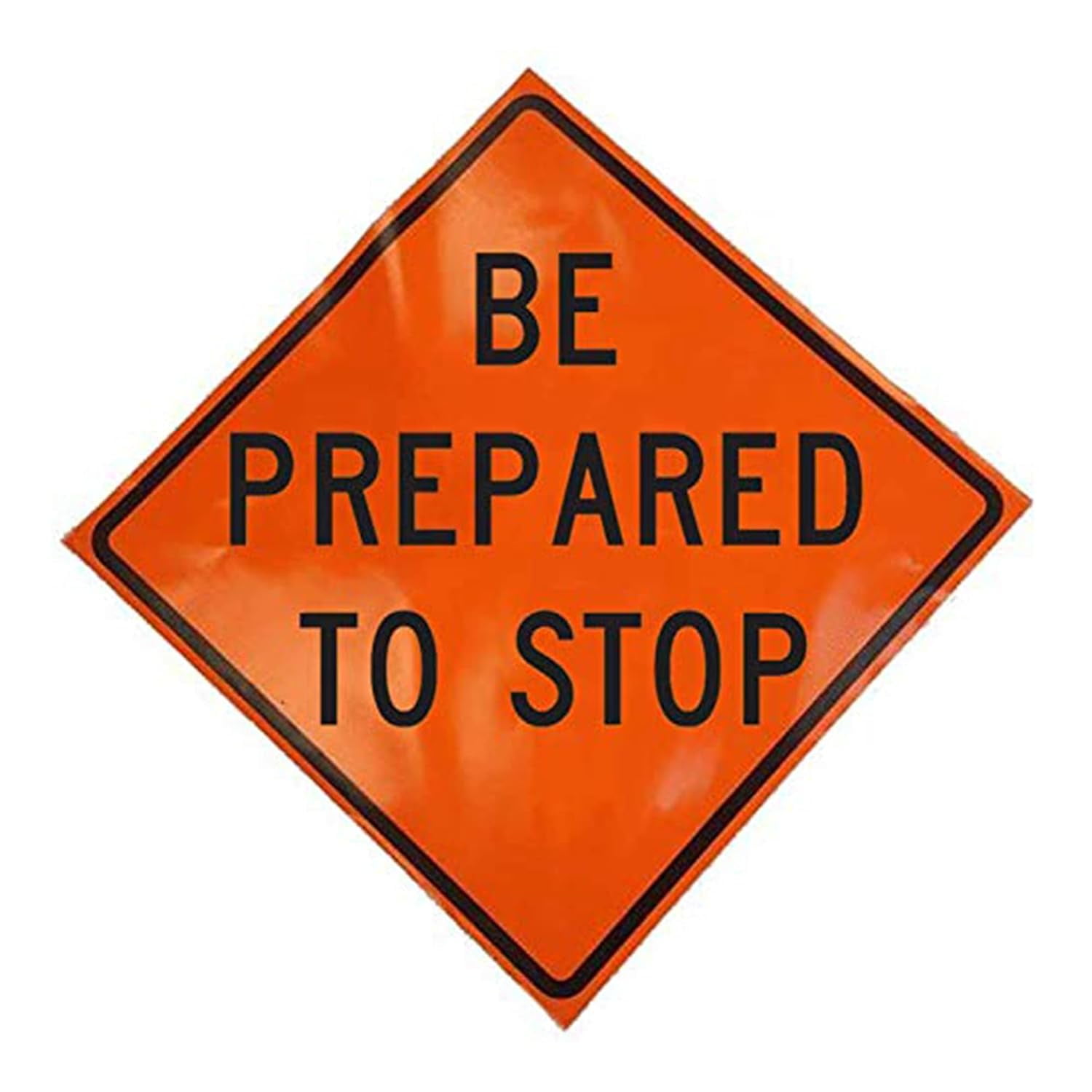 Eastern Metal Signs and Safety 48x48 Inch Non Reflective Vinyl Roll Up ...