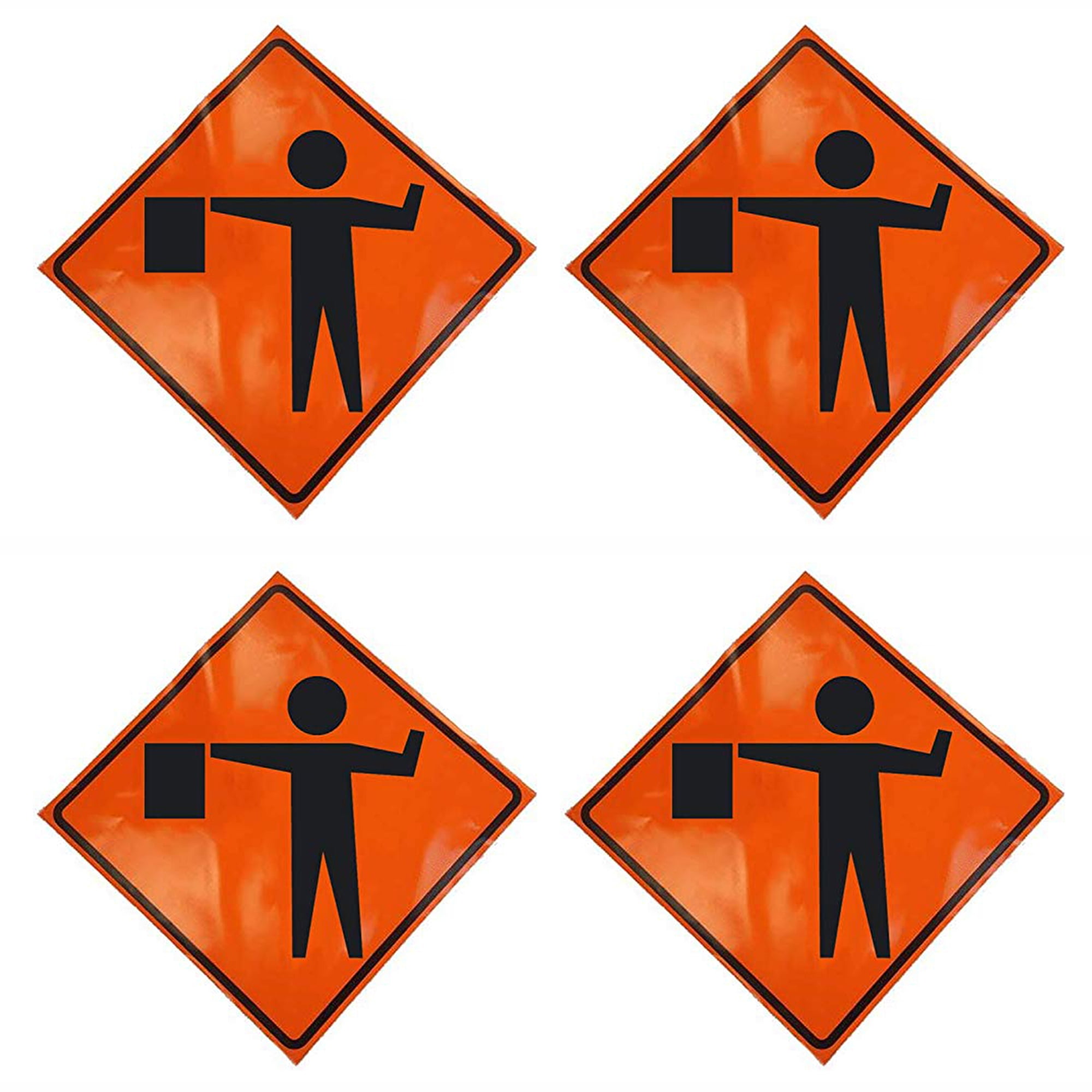Orange Construction Signs