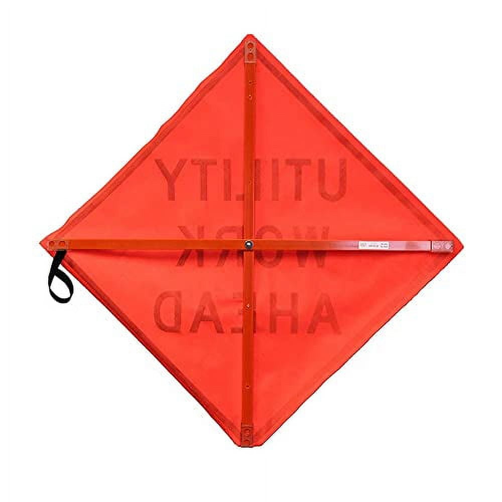 Eastern Metal Signs and Safety 36 x 36 Inch Non Reflective Mesh Roll Up ...