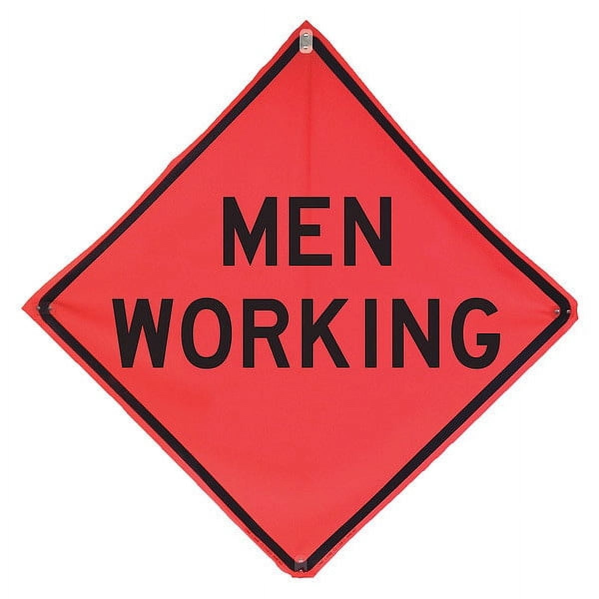 Eastern Metal Signs and Safety Men Working Traffic Sign,48" x 48 ...