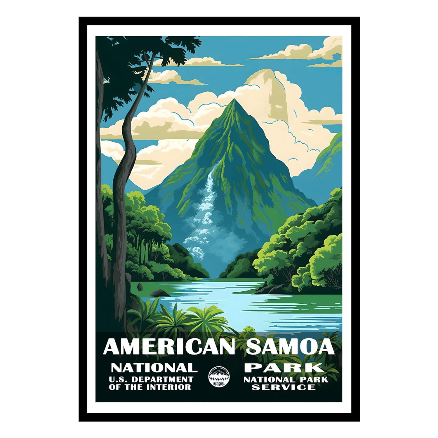 Eastern Print American Samoa National Park Poster, American Samoa ...