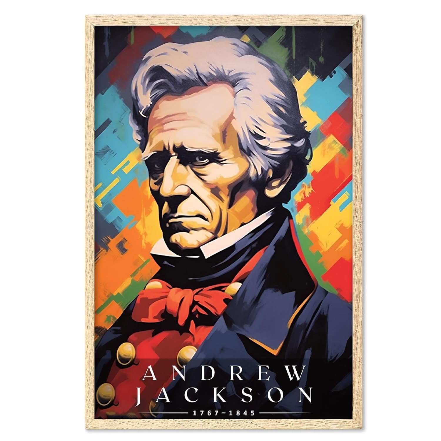 Eastern Print Andrew Jackson Poster, Andrew Jackson Wall Art, USA ...