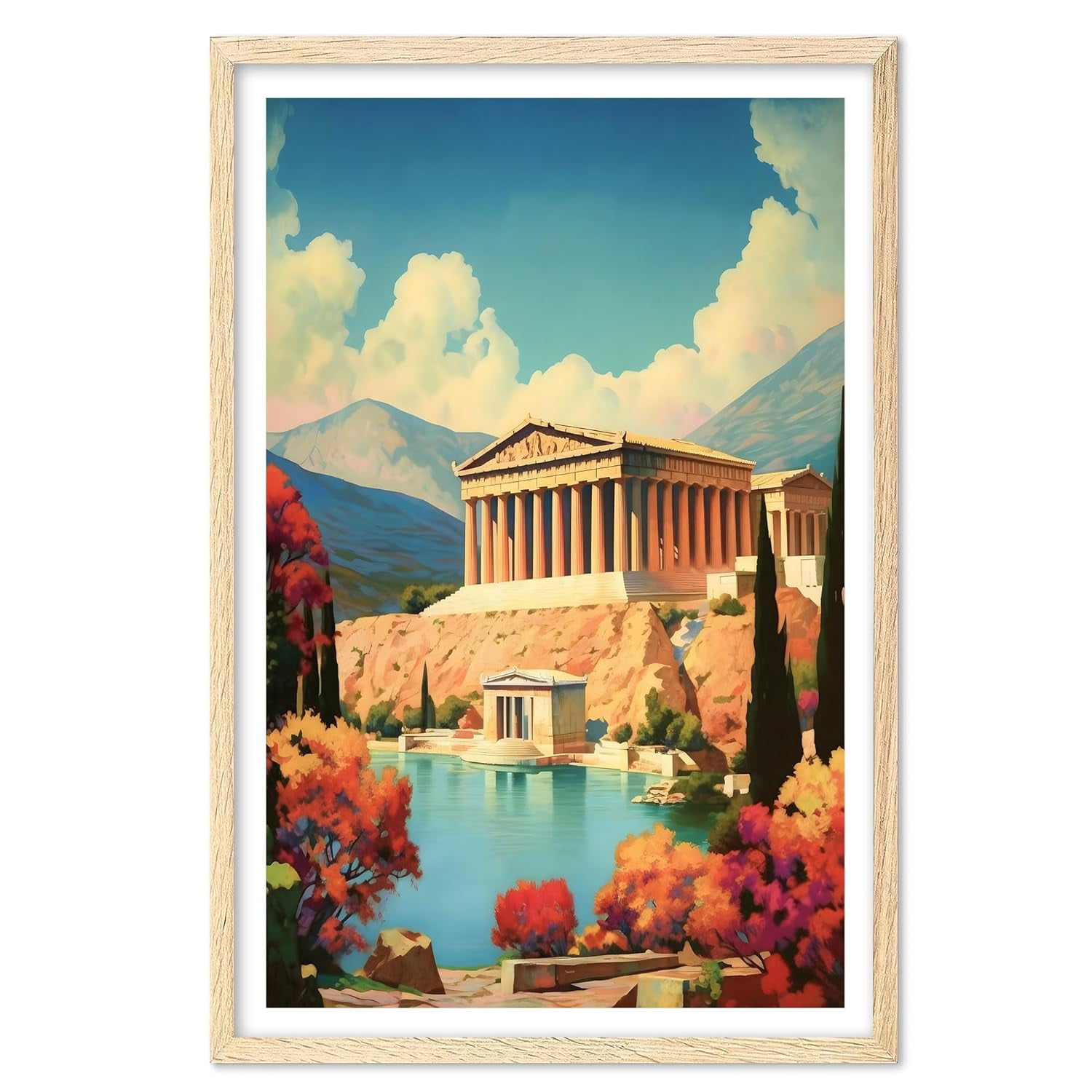 Eastern Print Athens Art Print, Greece Poster, Greece Wall Art, Travel ...