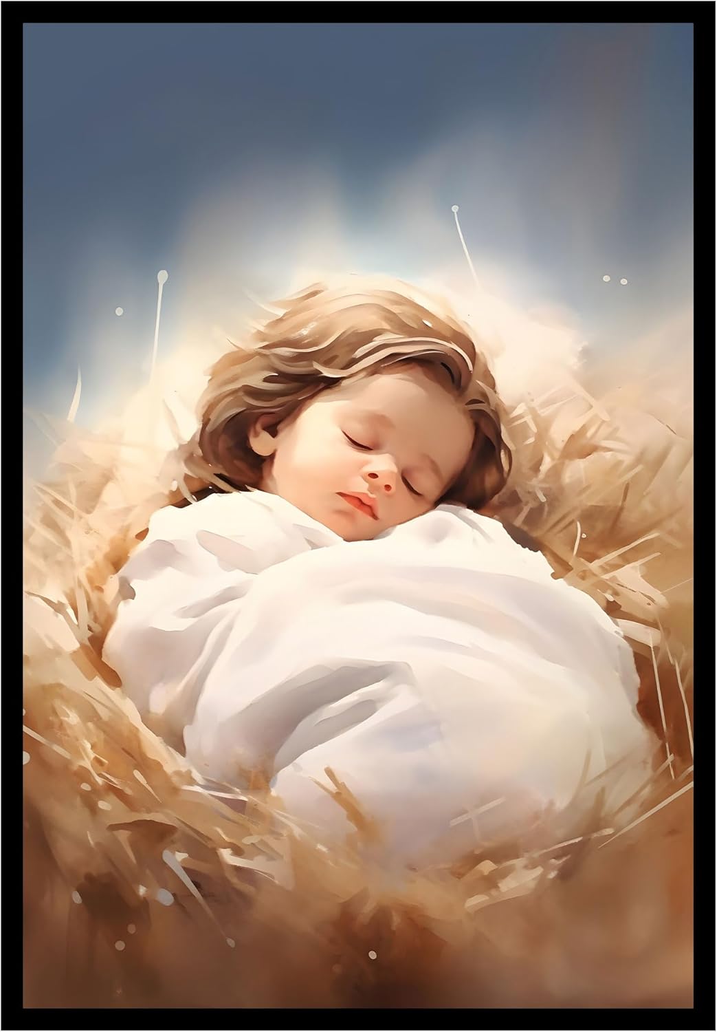 Eastern Print Baby Jesus Posters, Nativity Scene Birth Of Jesus ...