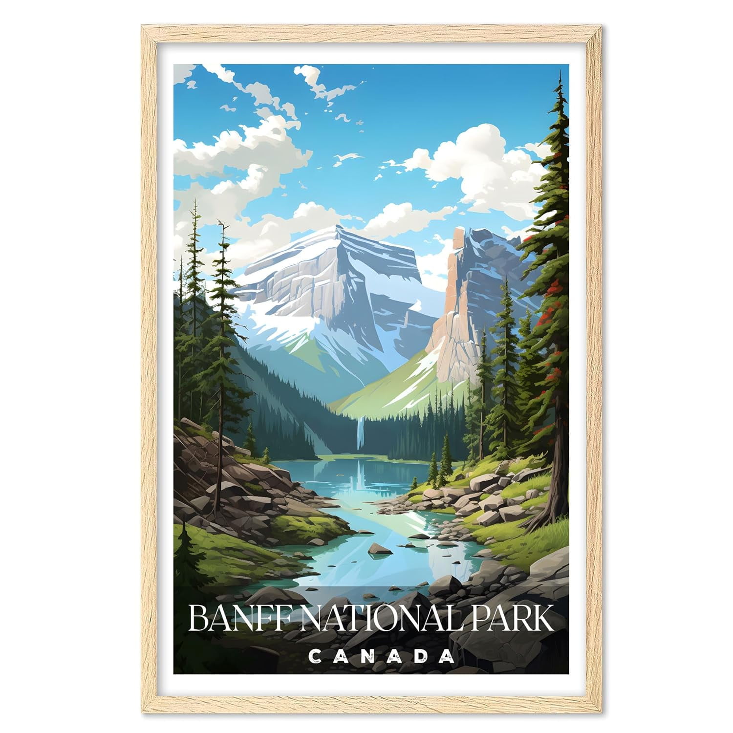 Eastern Print Banff National Park Poster, Banff National Park Print, Canada Poster, Canada Wall ...