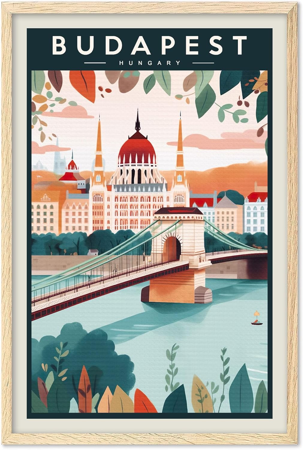 Eastern Print Budapest Art Print, Hungary Art Print, Budapest Poster ...