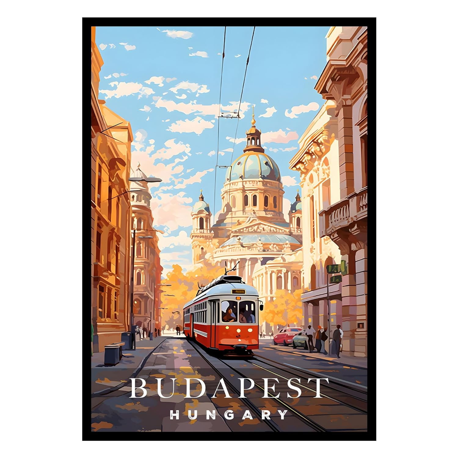 Eastern Print Budapest Poster, Hungary Poster, Budapest Wall Art ...