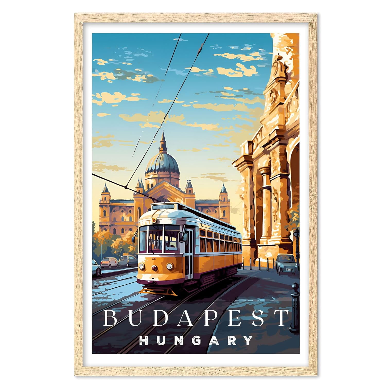 Eastern Print Budapest Poster, Hungary Poster, Budapest Wall Art ...