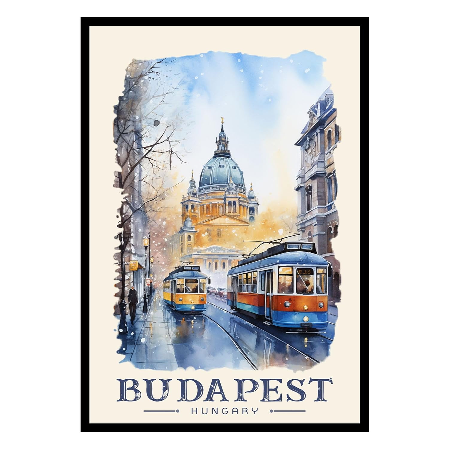 Eastern Print Budapest Poster, Hungary Poster, Hungary Wall Art ...
