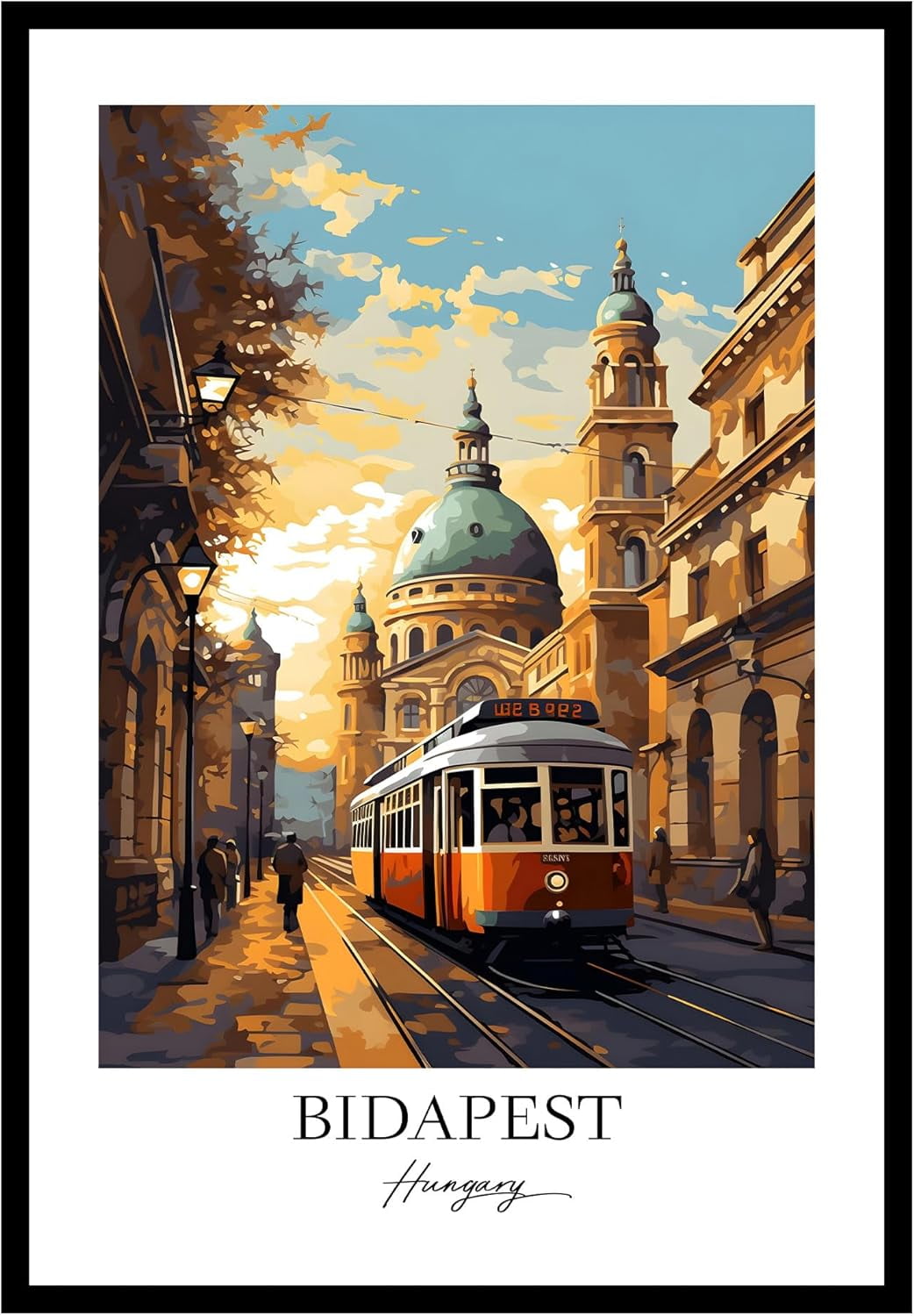 Eastern Print Budapest Poster, Hungary Poster, Budapest Wall Art ...