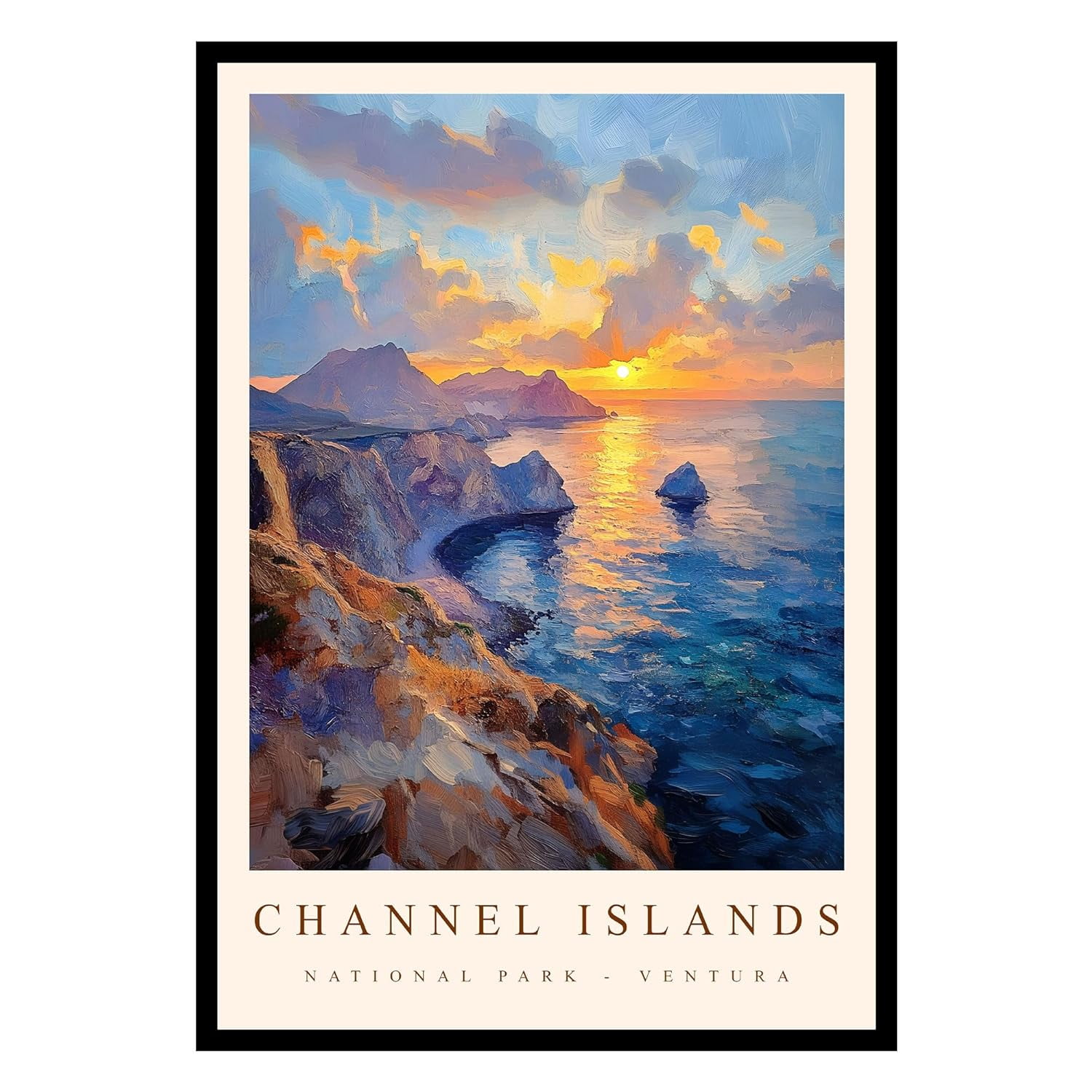Eastern Print Channel Islands Poster, Channel Islands National Park ...