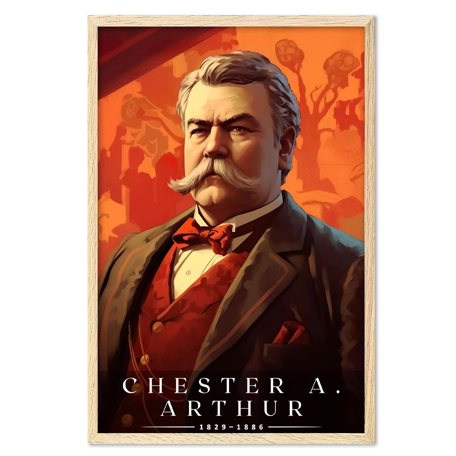 Eastern Print Chester A. Arthur Poster, Chester A. Arthur Wall Art, USA ...