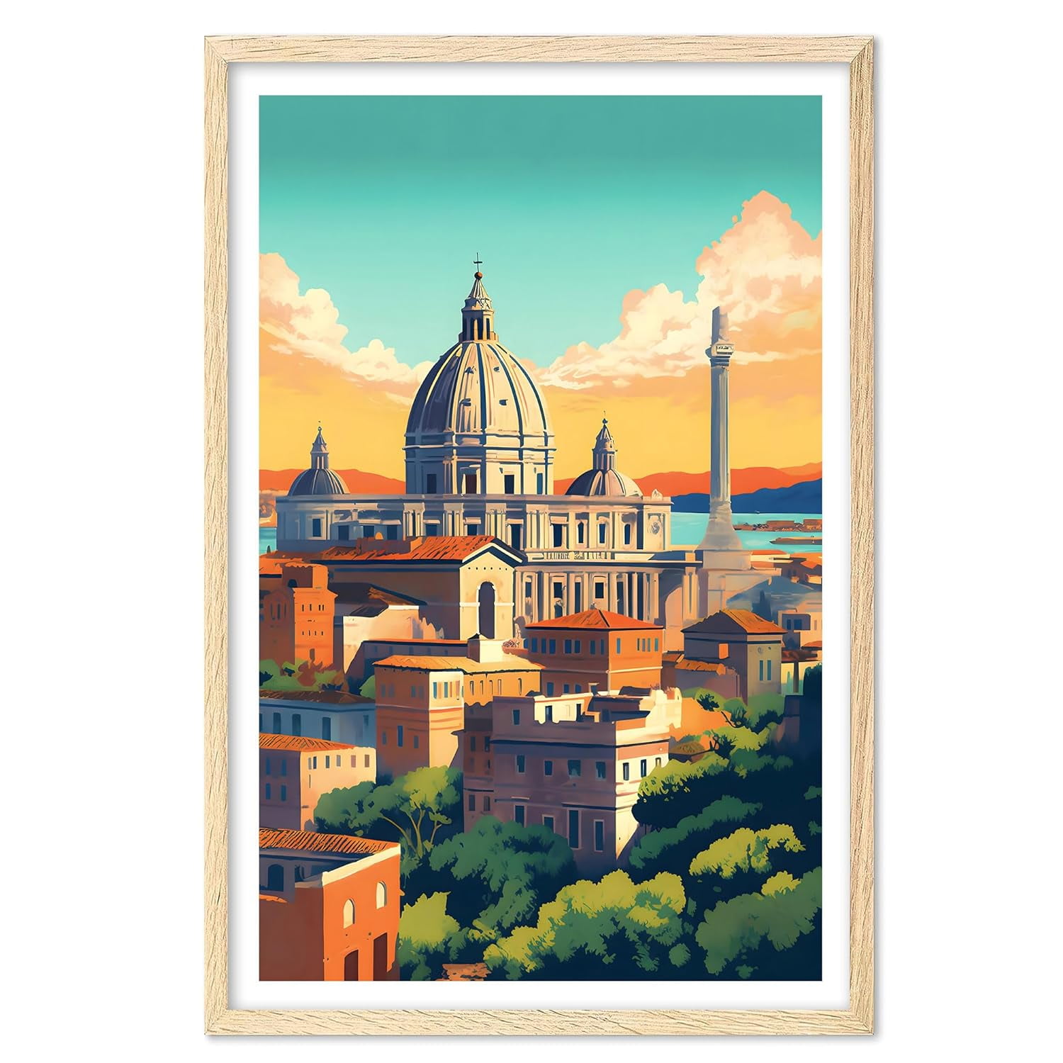 Eastern Print The Colosseum Print, Rome Poster, Italy Wall Art, Italy ...