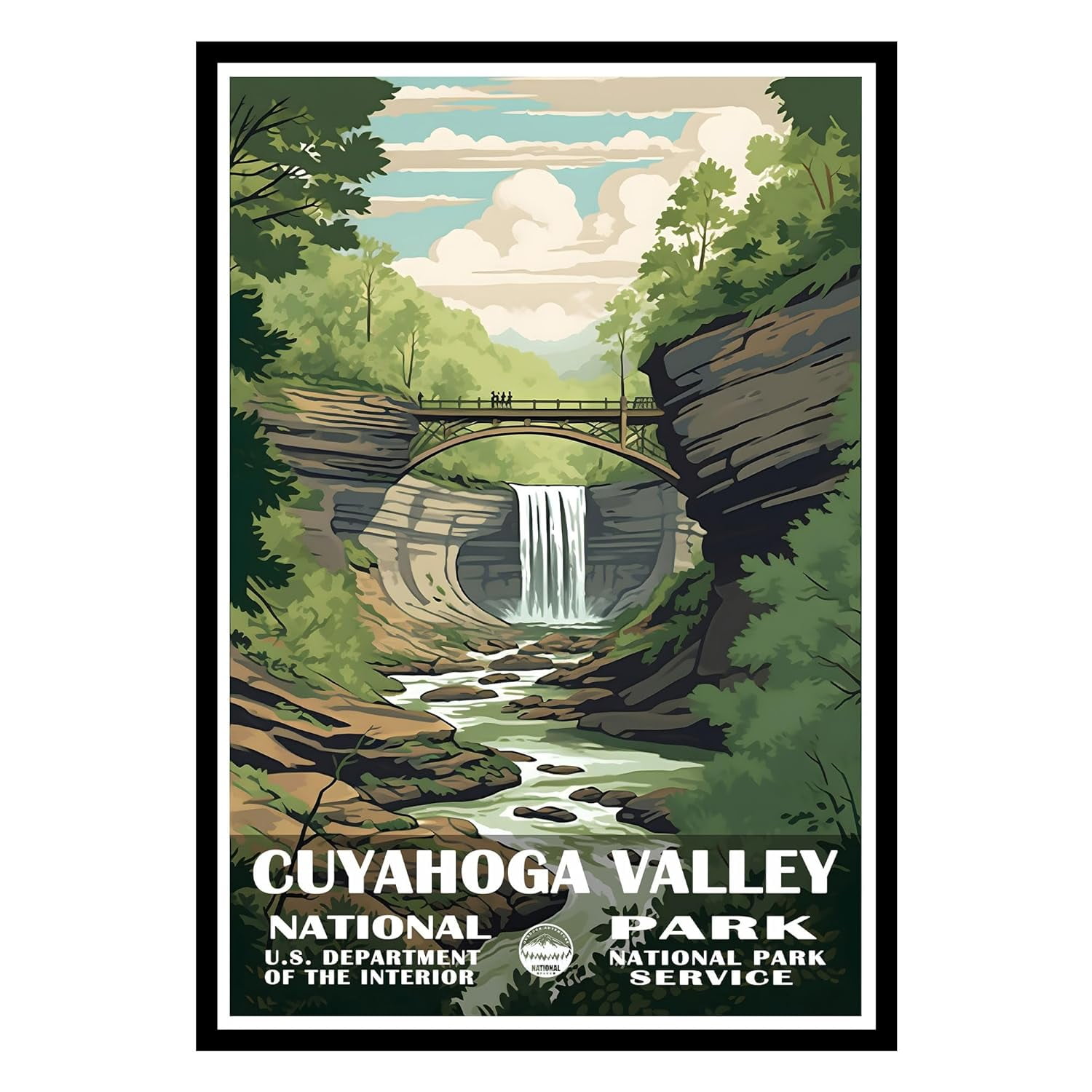Eastern Print Cuyahoga Valley National Park Poster, Cuyahoga Valley ...