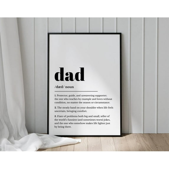 Eastern Print Dad Definition Poster, Heartfelt Father's Day, 16x24 ...