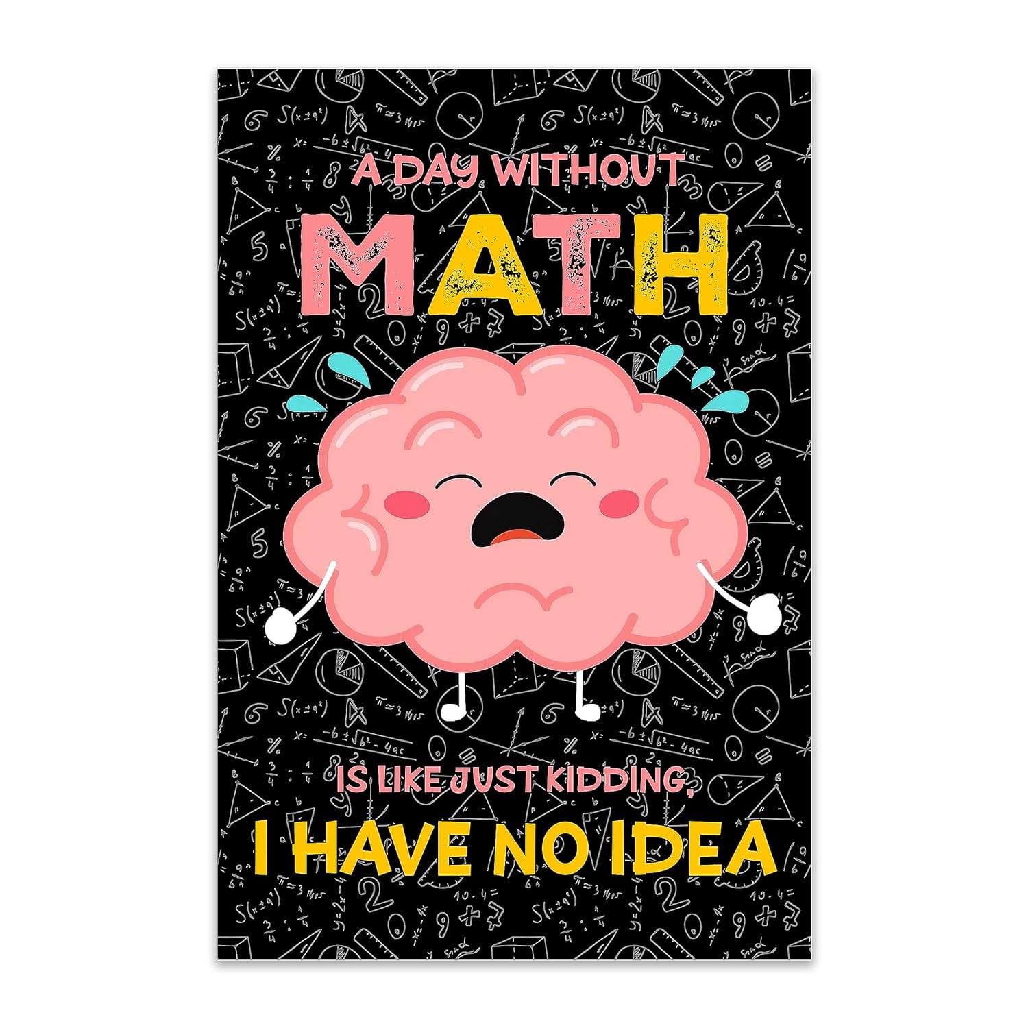 Eastern Print A Day Without Math Poster Math Posters For Elementary ...