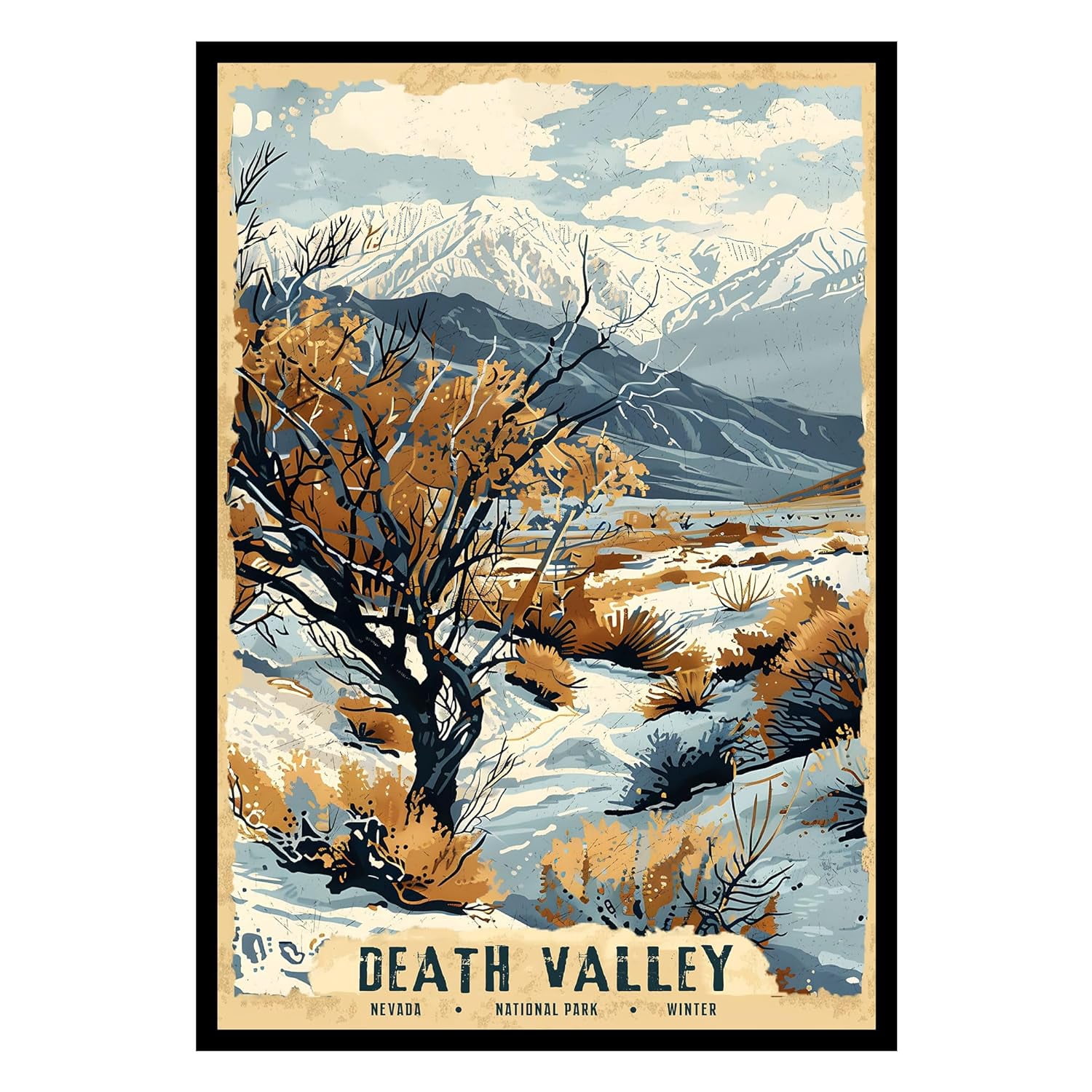 Eastern Print Death Valley National Park, Death Valley National Park ...