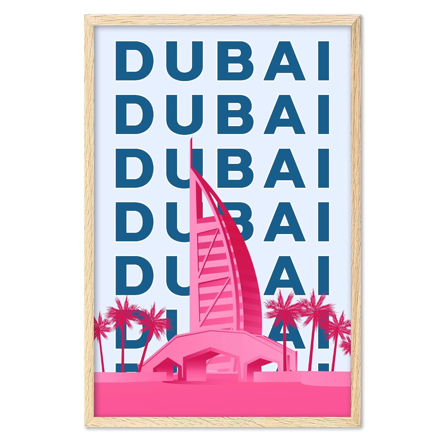 Eastern Print Dubai Wall Art, Dubai Art Print, United Arab Emirates Art ...