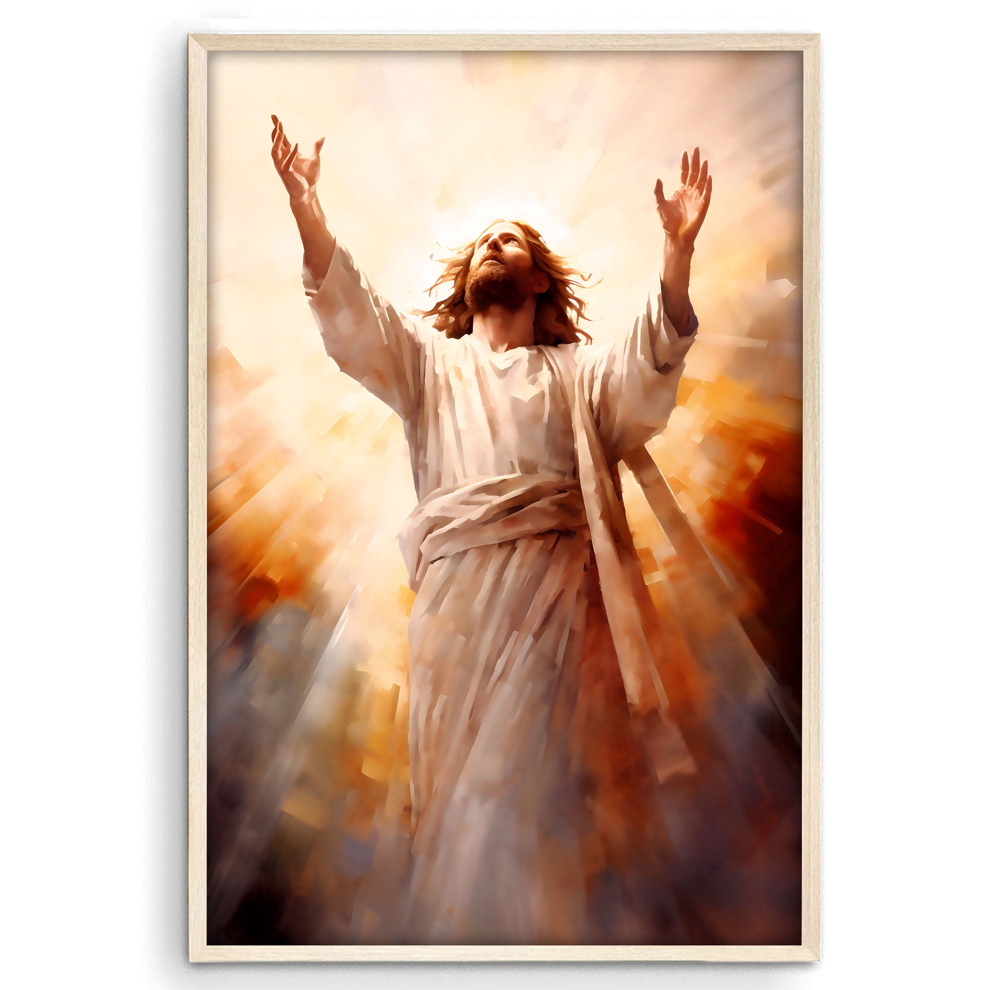Eastern Print, The Glory Of Jesus Christ Poster, Jesus Christ Wall ...