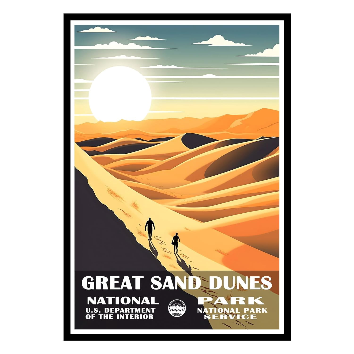 Eastern Print Great Sand Dunes National Park Poster, Great Sand Dunes ...
