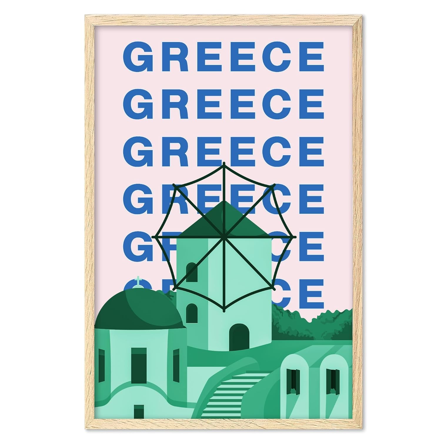 Eastern Print Greece Wall Art, Greece Art Print, Athens Art Print ...