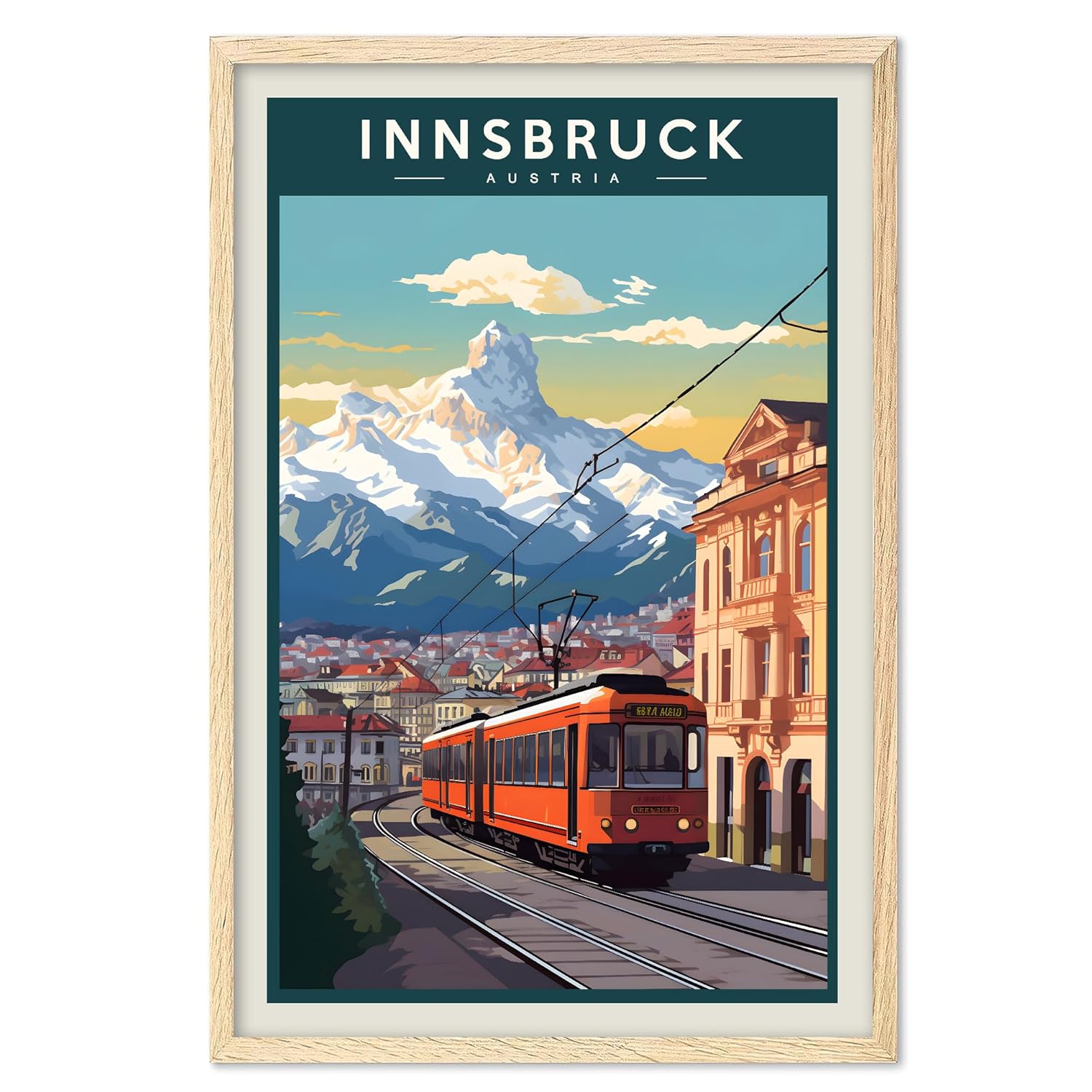 Eastern Print Innsbruck Poster, Innsbruck Print, Austria Poster ...