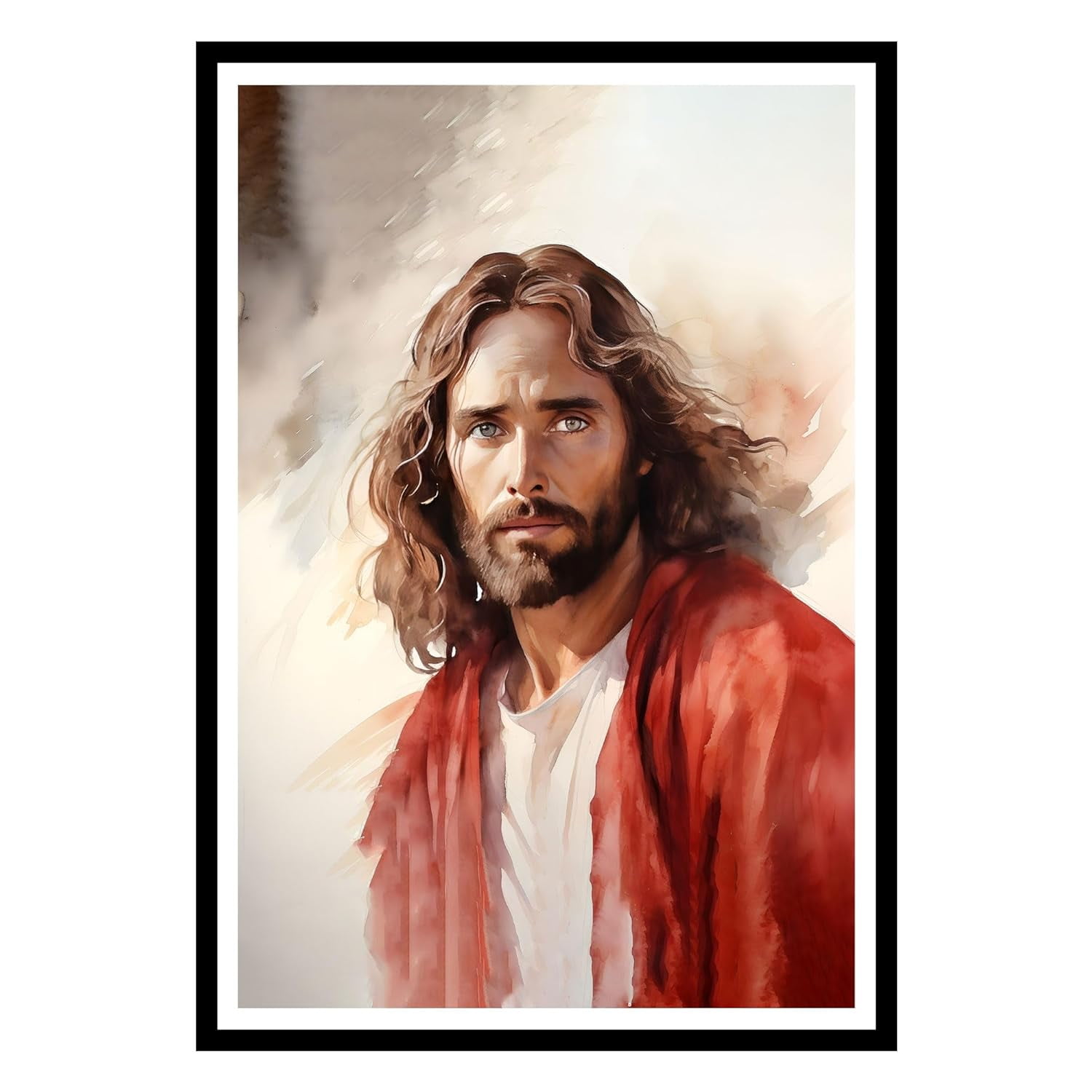 Eastern Print Jesus Christ Christian Wall Art, Jesus Poster, Picture of ...