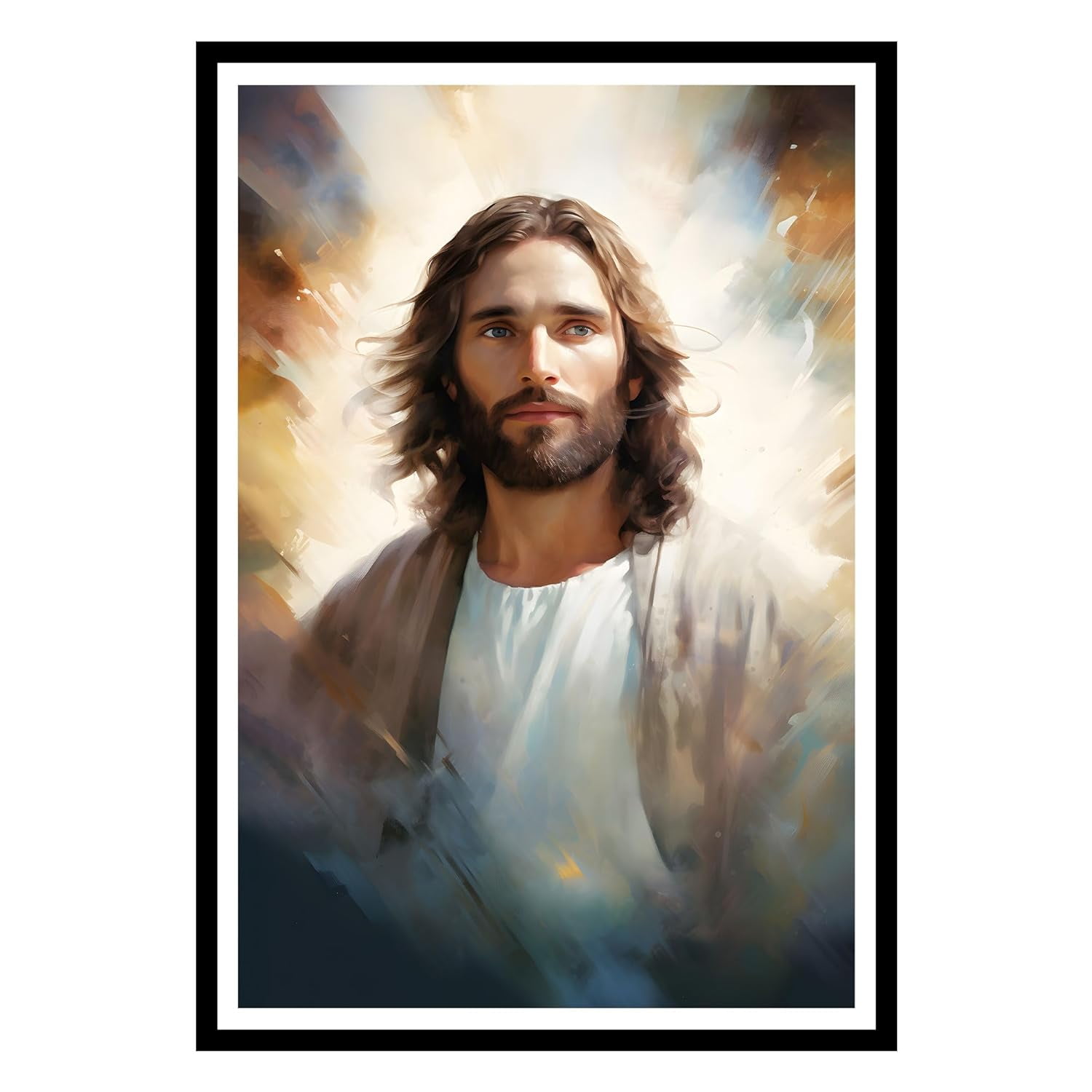 Eastern Print Jesus Christ Christian Wall Art, Jesus Poster, Picture of ...