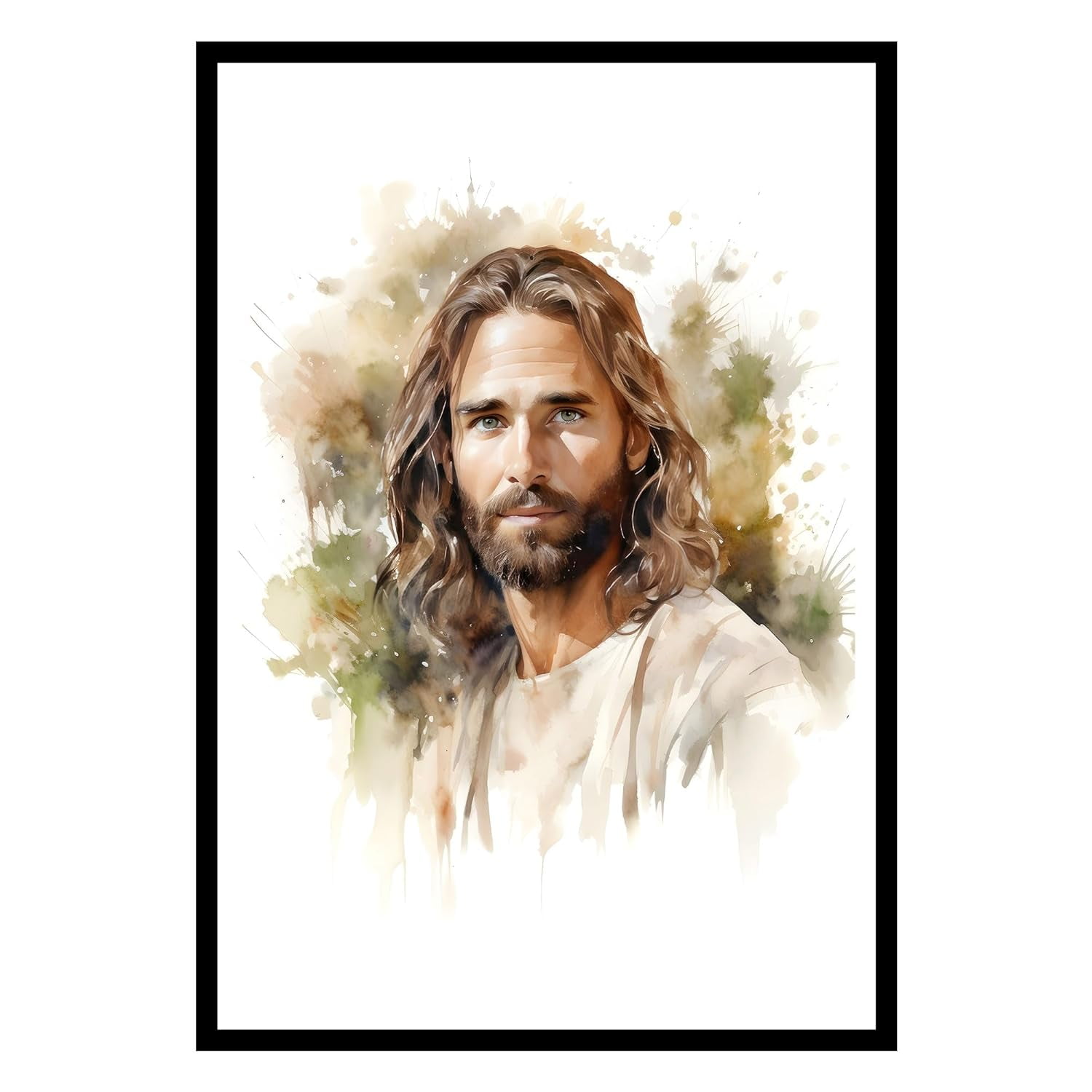 Eastern Print Jesus Christ Christian Wall Art, Jesus Poster, Picture of ...