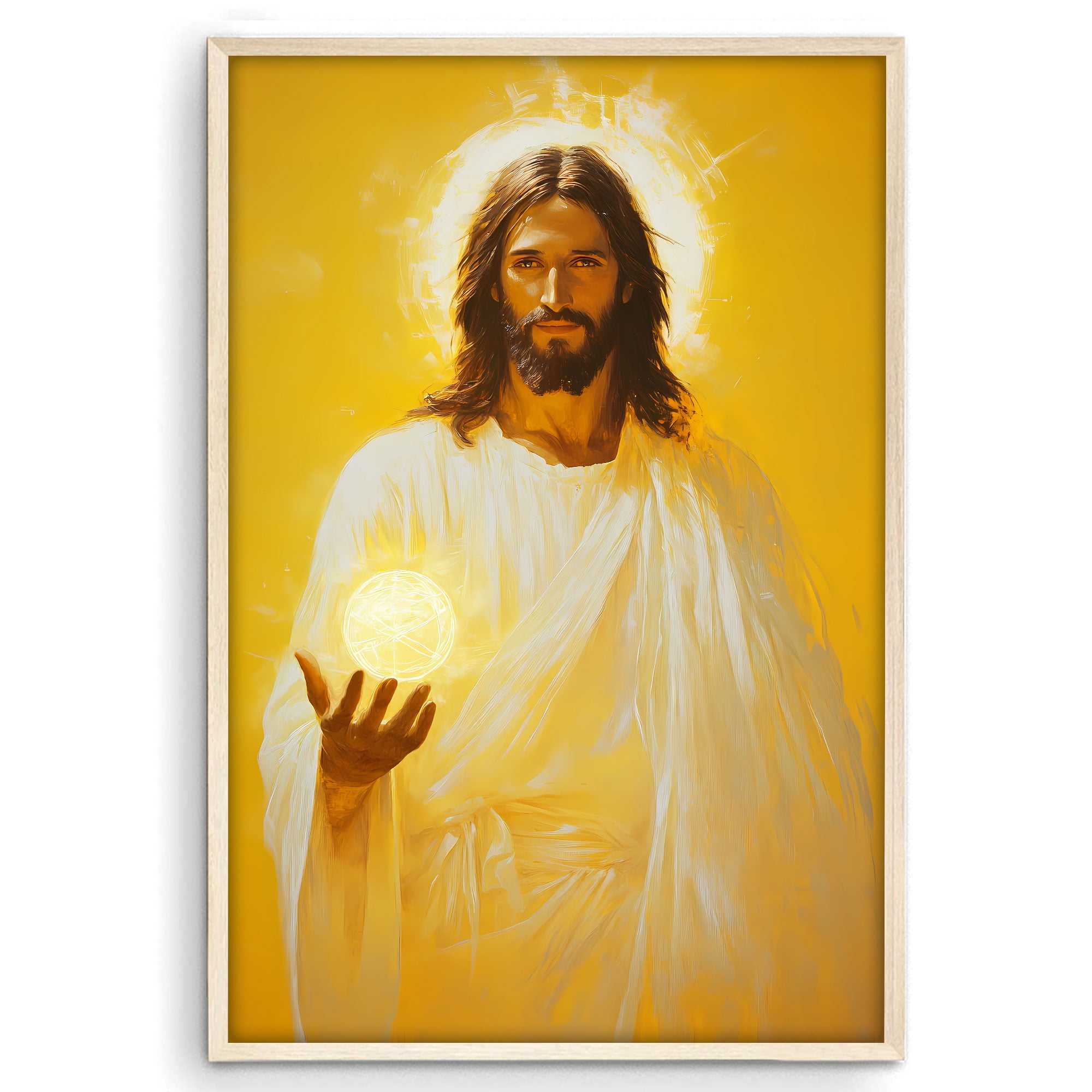 Eastern Print Jesus Is Blessing Poster, Christian Picture Wall Decor ...