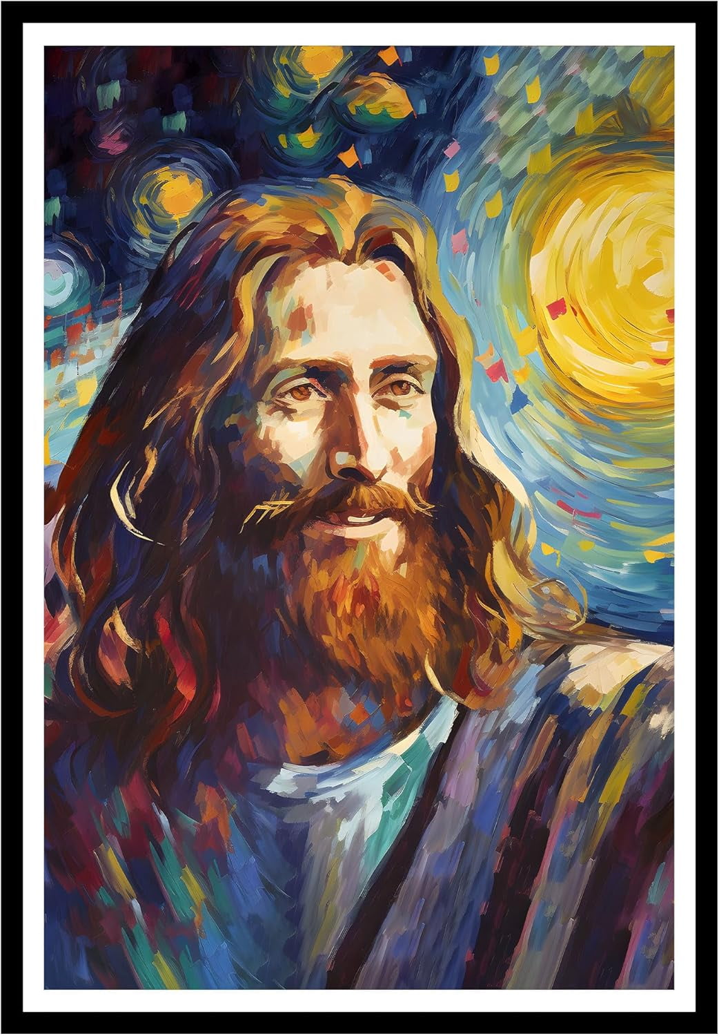 Eastern Print Jesus Poster, Jesus Christian Wall Art,Picture Of Jesus ...