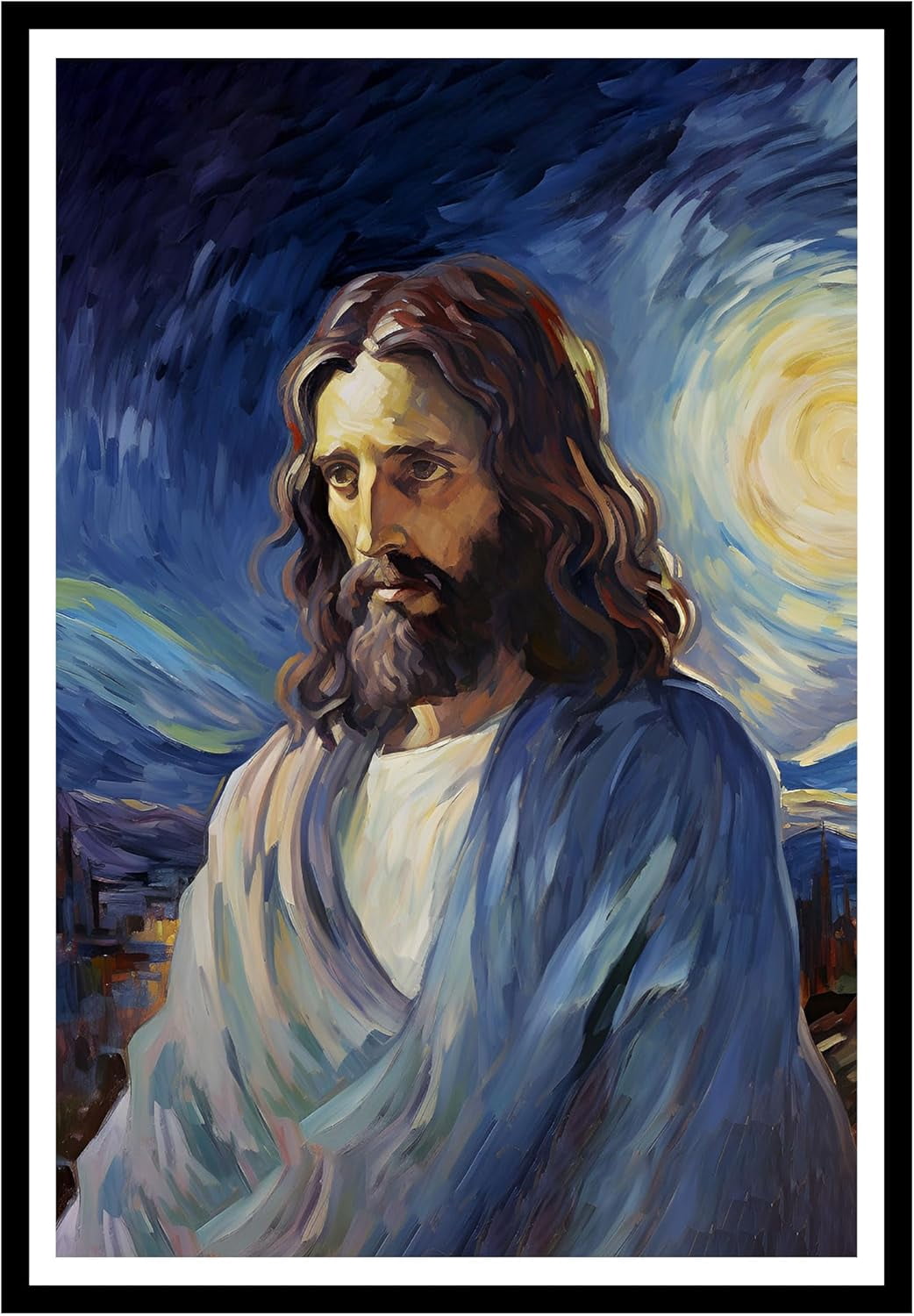 Eastern Print Jesus Poster, Jesus Christian Wall Art,Picture Of Jesus ...