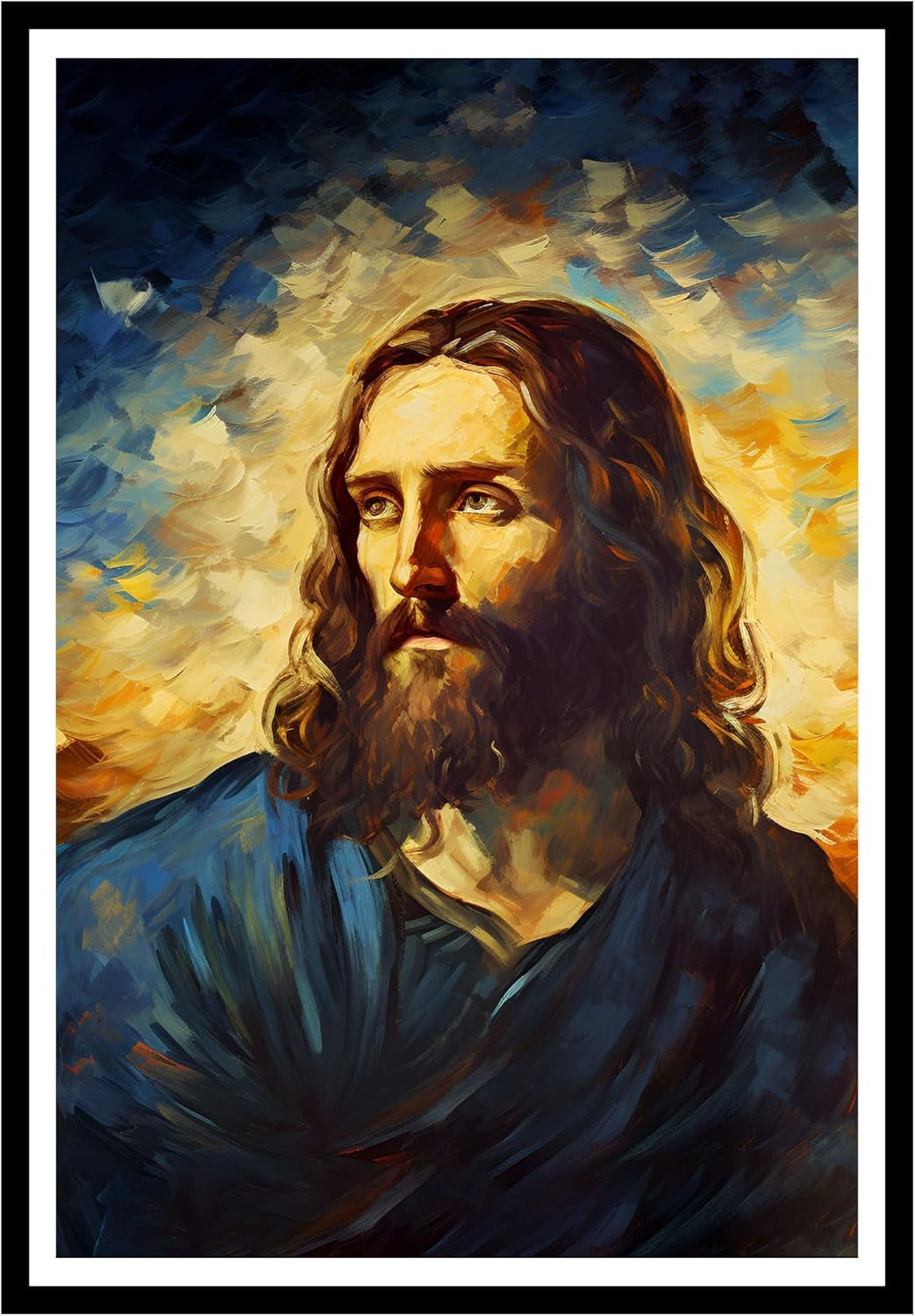 Eastern Print Jesus Poster, Jesus Christian Wall Art,Picture Of Jesus ...