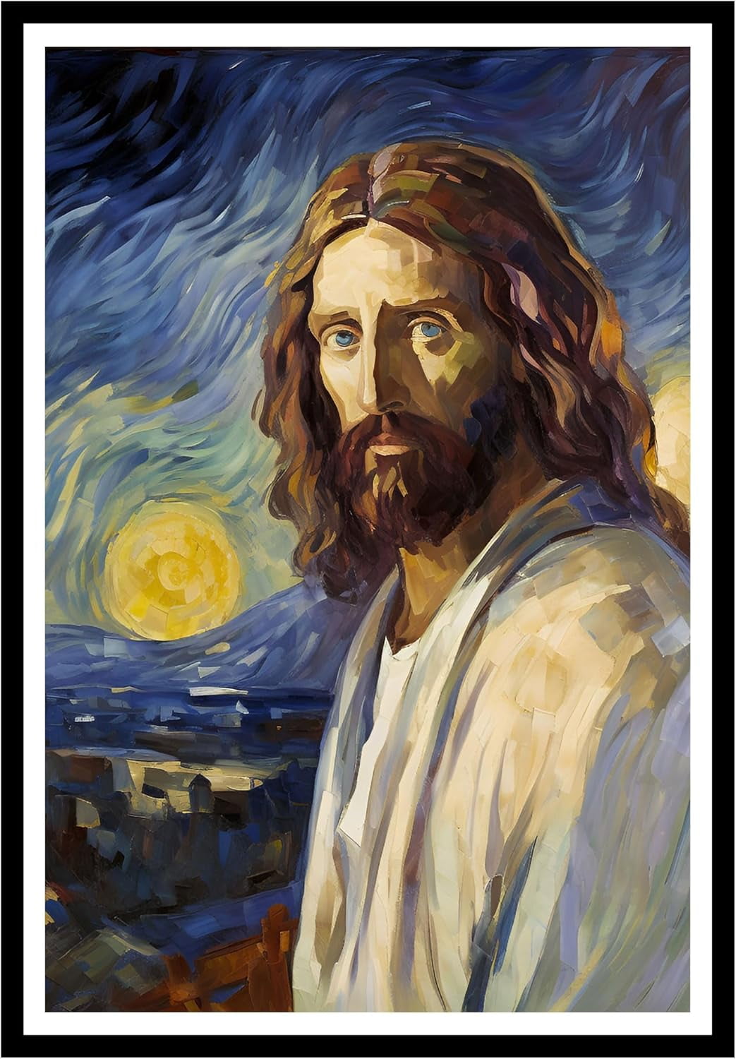 Eastern Print Jesus Poster, Jesus Christian Wall Art,Picture Of Jesus ...