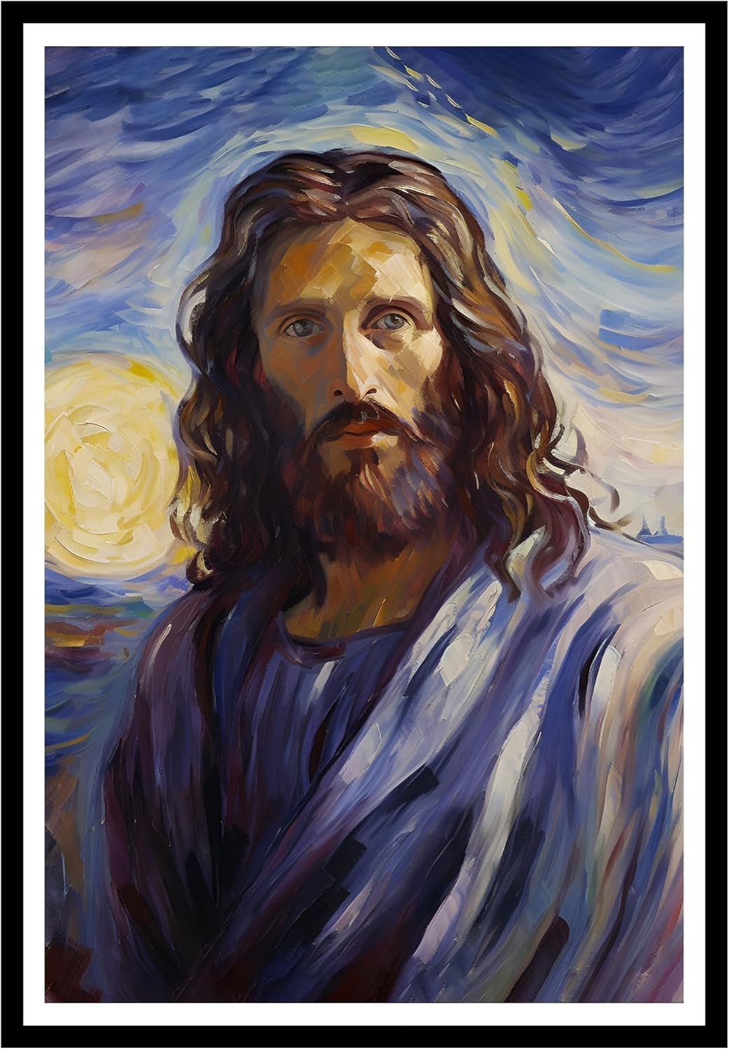 Eastern Print Jesus Poster, Jesus Christian Wall Art,Picture Of Jesus ...
