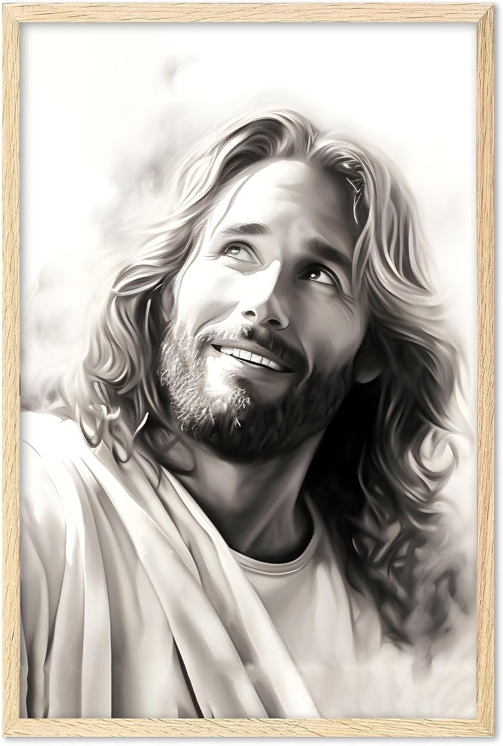 Eastern Print Jesus Wall Art, Jesus Portrait Painting, Jesus Christ ...