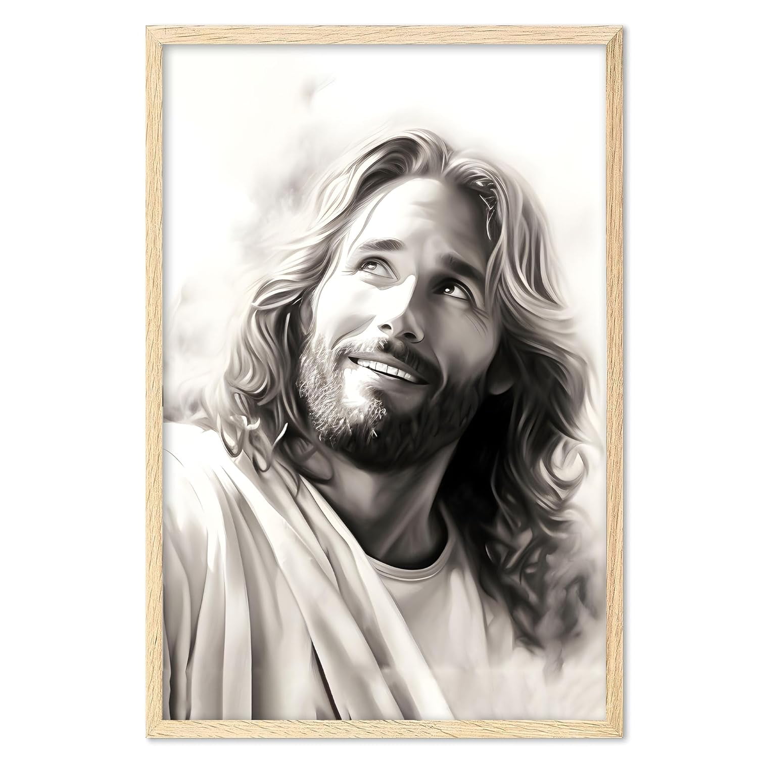 Eastern Print Jesus Wall Art, Jesus Portrait Painting, Jesus Christ ...